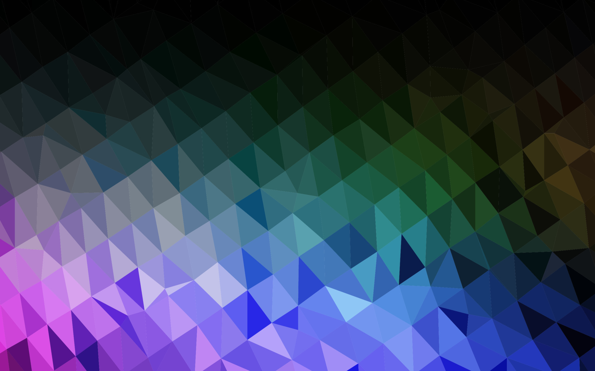 Dark Multicolor Rainbow Vector Shining Triangular Pattern 15679968