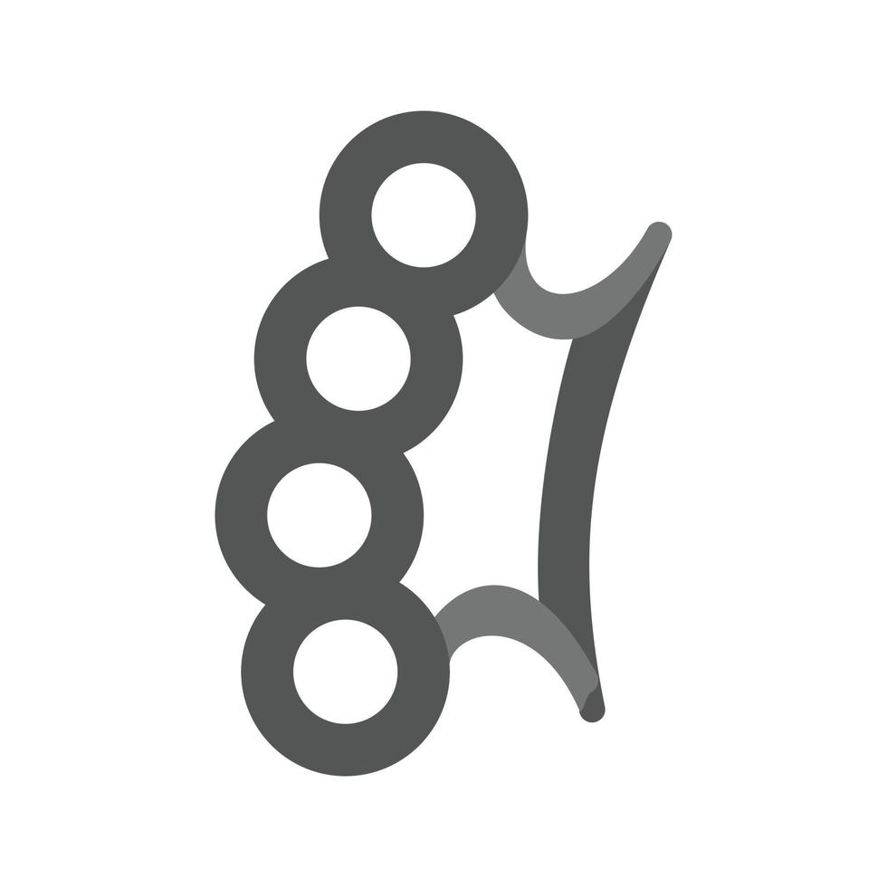 Knuckle Flat Greyscale Icon 15684389 Vector Art at Vecteezy