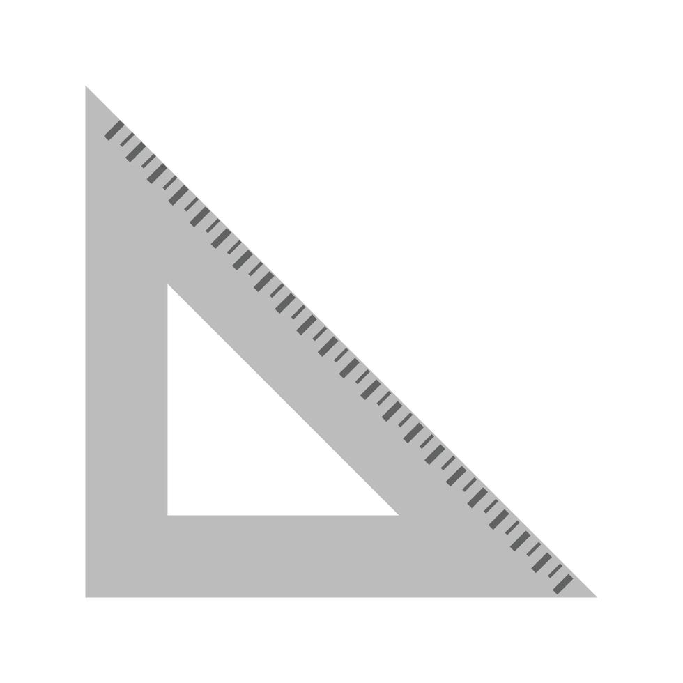 Set Square Flat Greyscale Icon 15684578 Vector Art at Vecteezy
