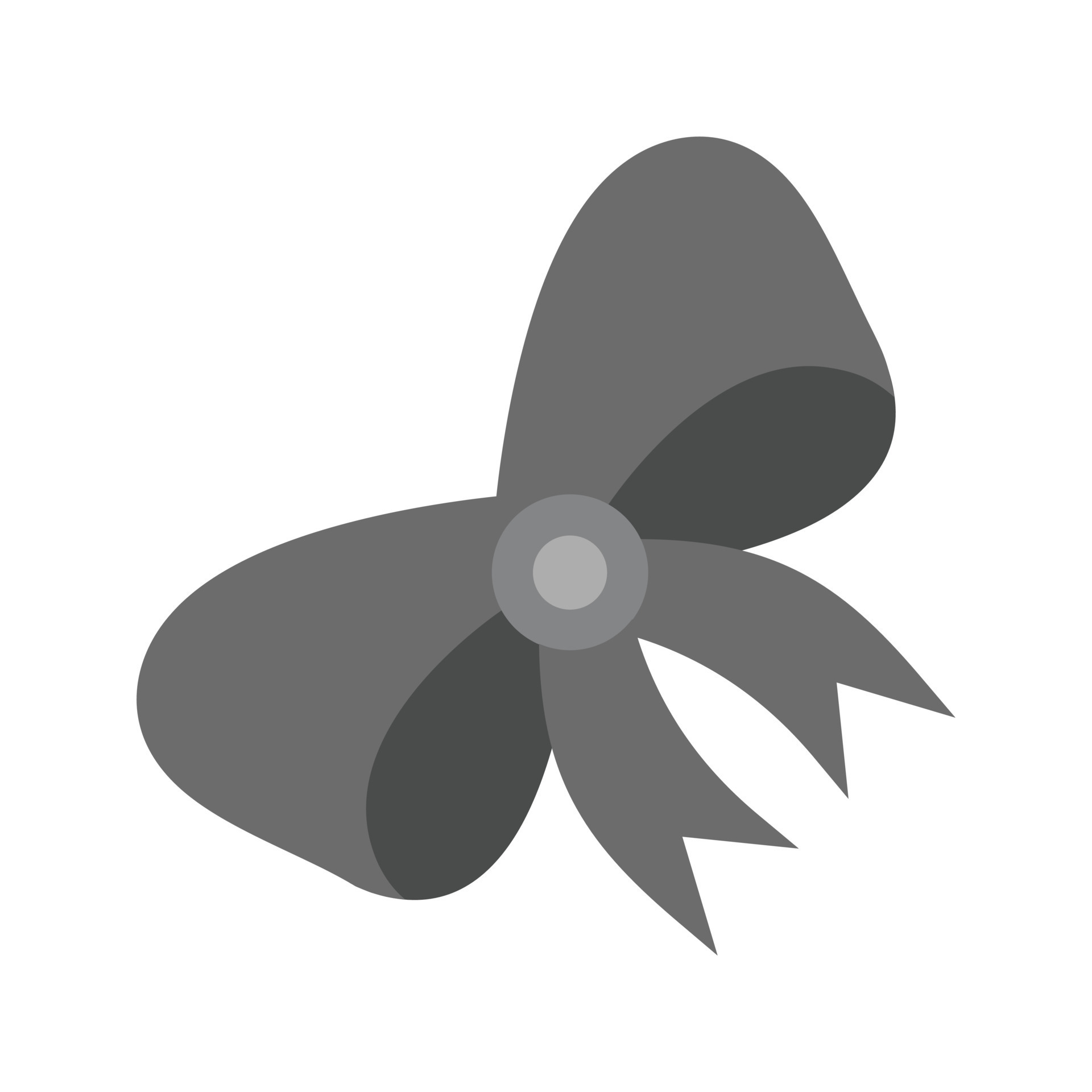 Ribbon Flat Greyscale Icon 15686590 Vector Art at Vecteezy