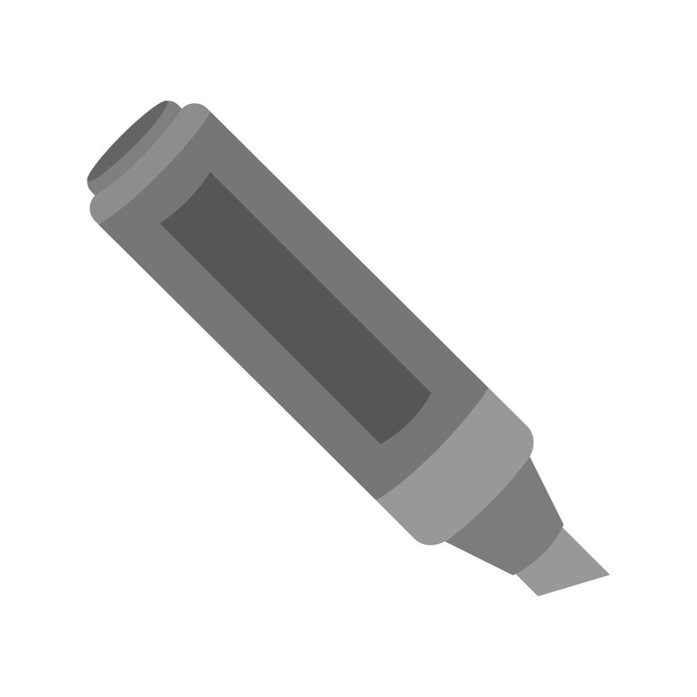 Marker Flat Greyscale Icon 15686681 Vector Art at Vecteezy