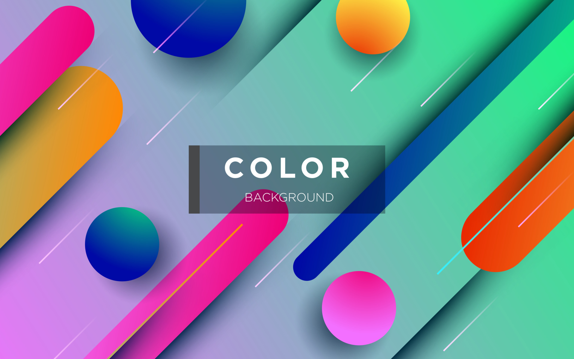 Abstract Colorful Rounded Shape Geometric Background Eps10 Vector 15687710 Vector Art At Vecteezy