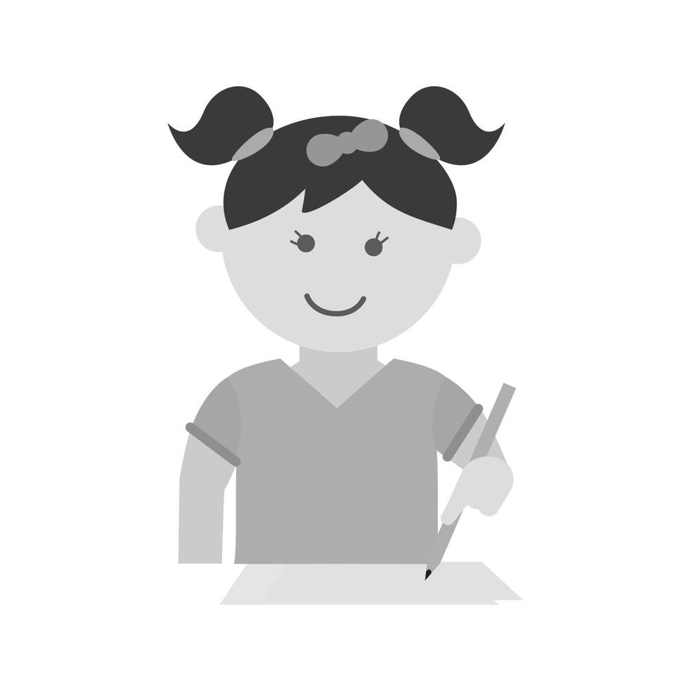 Drawing Flat Greyscale Icon 15688048 Vector Art at Vecteezy