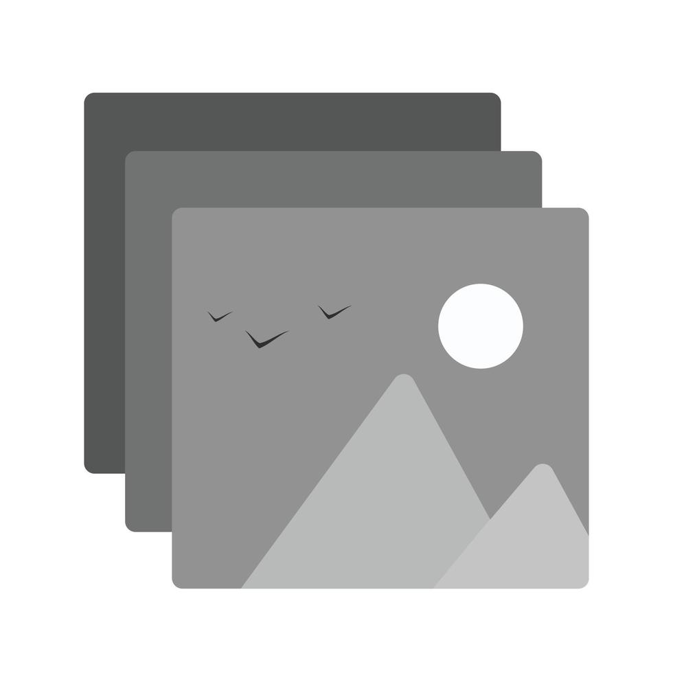 Pictures Flat Greyscale Icon 15688156 Vector Art at Vecteezy