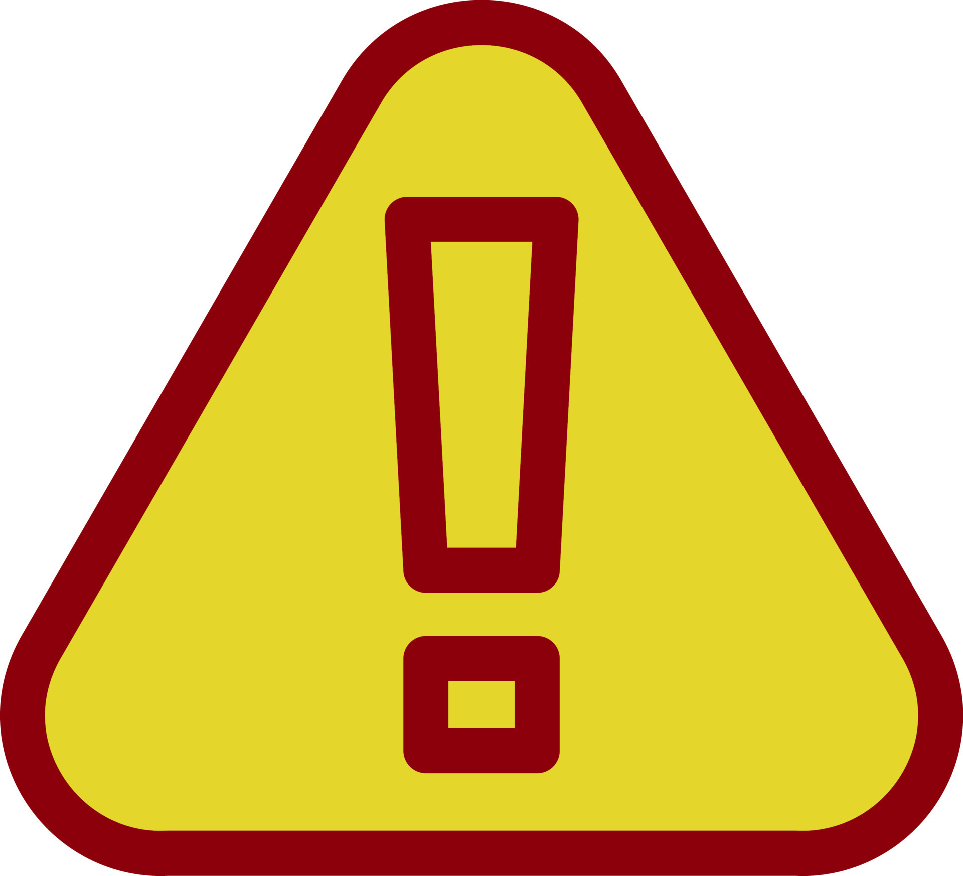 Caution Vector Icon Design 15690792 Vector Art at Vecteezy