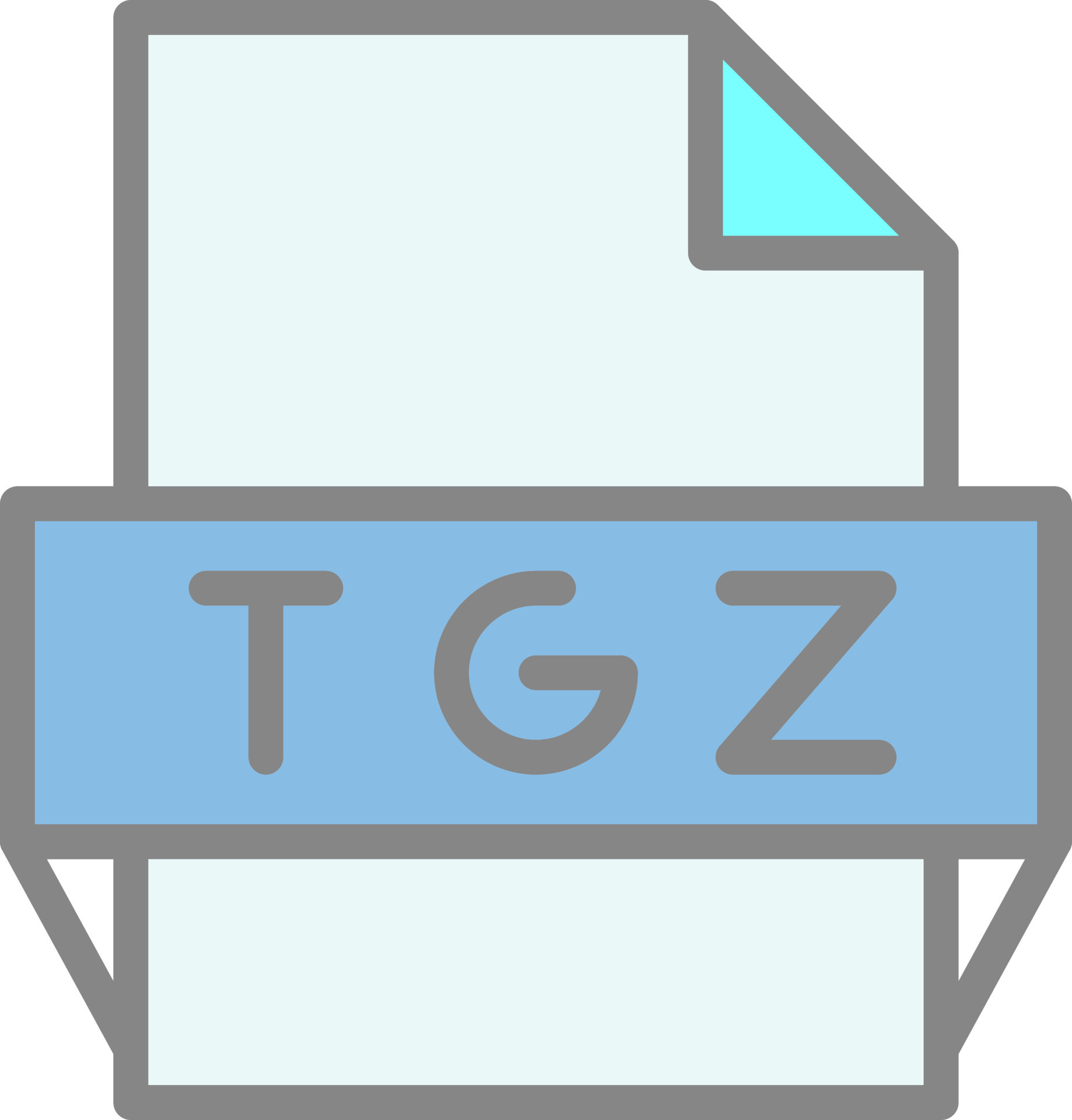 Tgz File Format Icon 15690830 Vector Art At Vecteezy