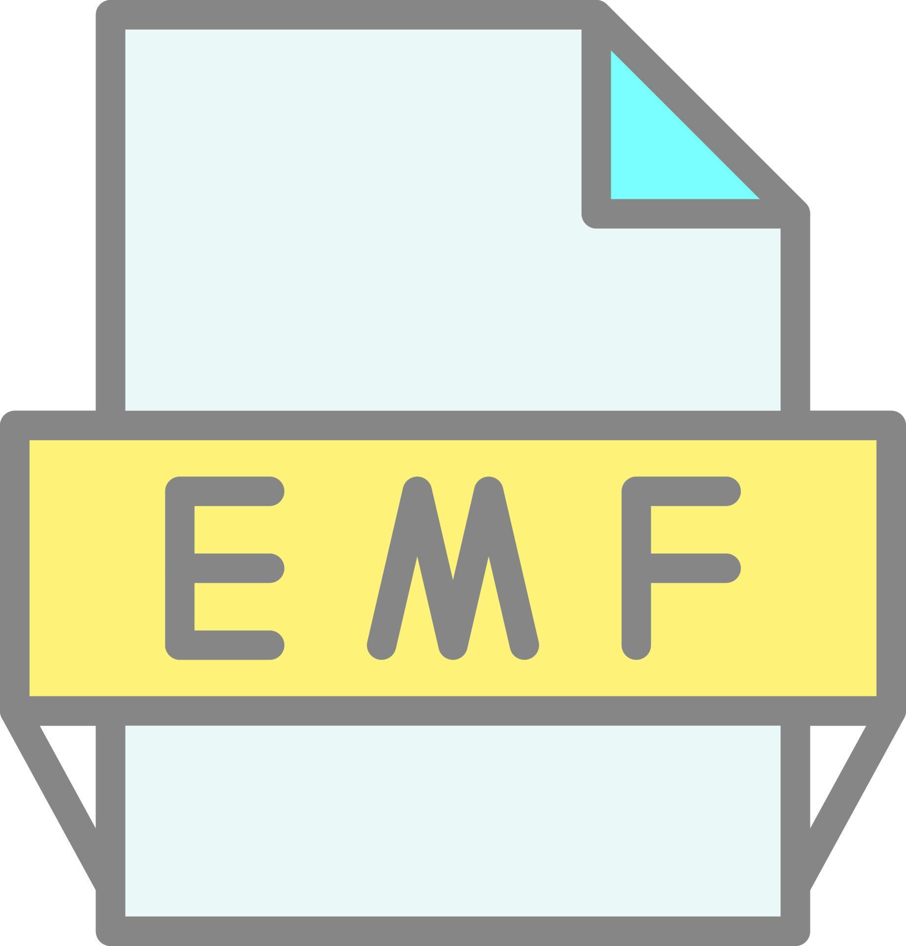 Emf File Format Icon 15691584 Vector Art at Vecteezy