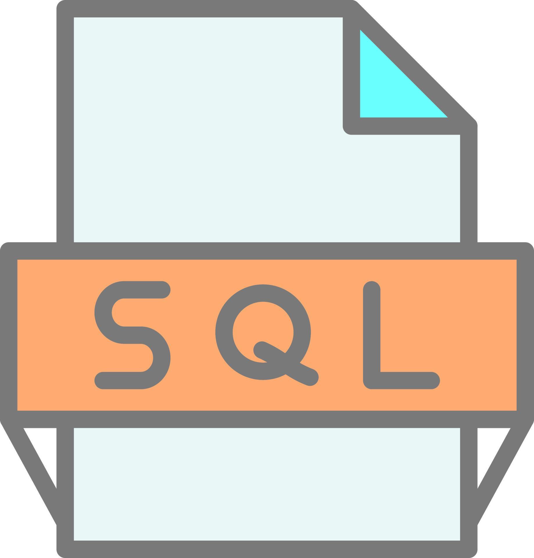icono de formato de archivo sql 15691587 Vector en Vecteezy