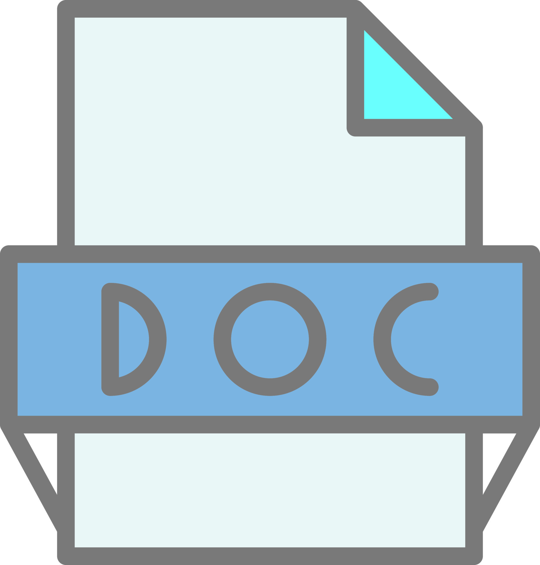 Doc File Format Icon 15691662 Vector Art at Vecteezy