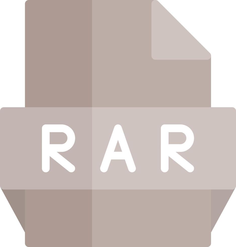 Rar File Format Icon 15691977 Vector Art At Vecteezy