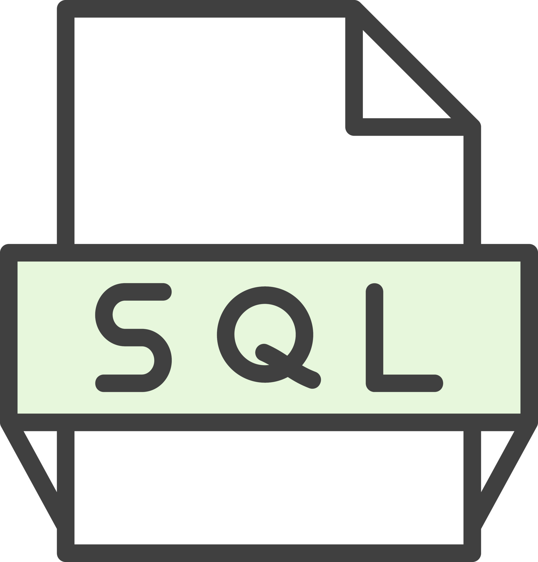 Sql File Format Icon 15692343 Vector Art at Vecteezy