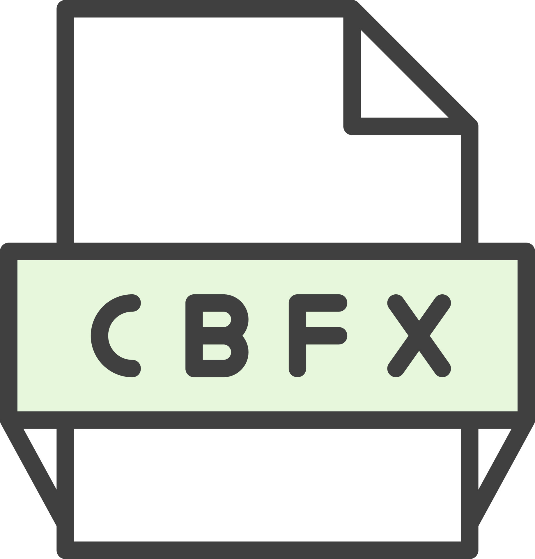 Cbfx File Format Icon 15692399 Vector Art at Vecteezy