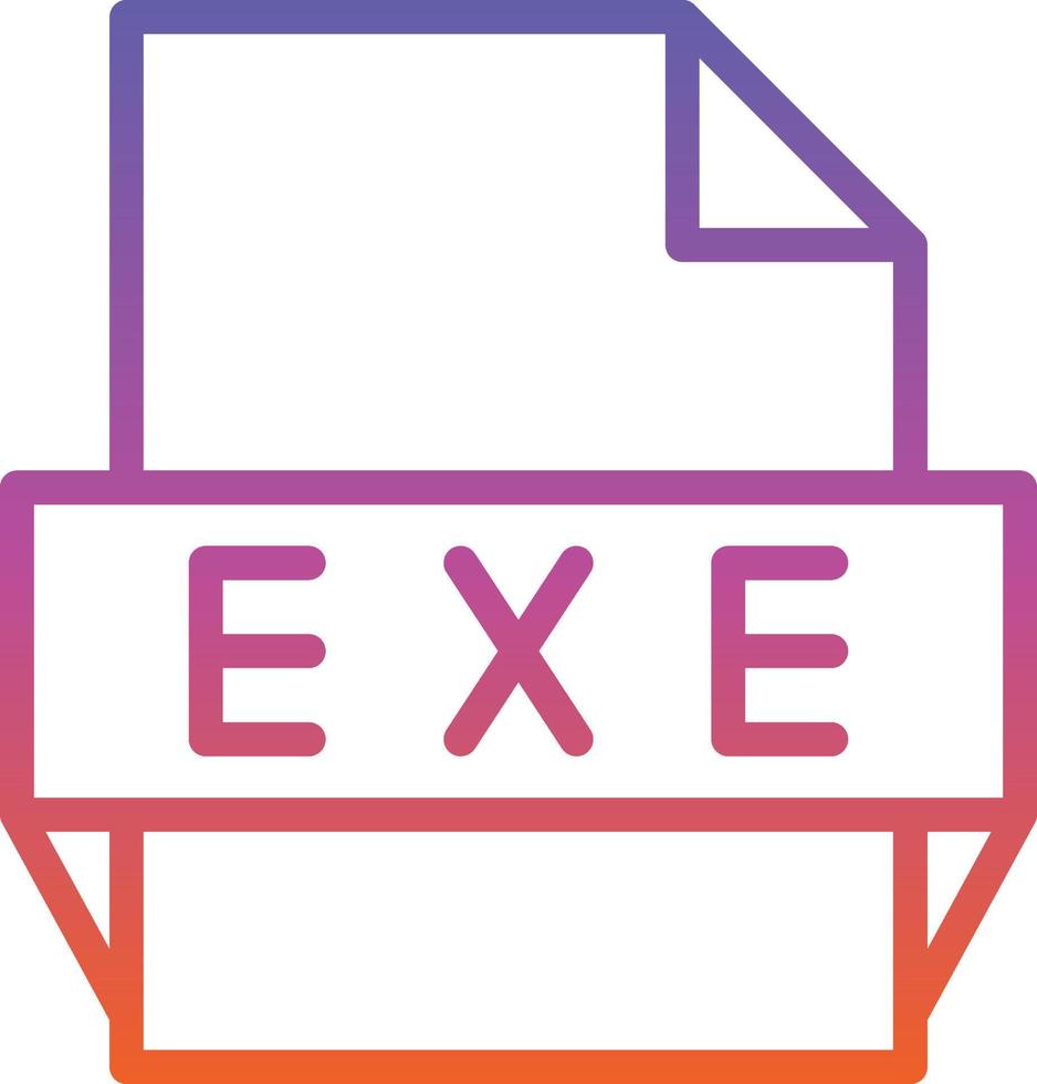 Exe File Format Icon 15692569 Vector Art at Vecteezy