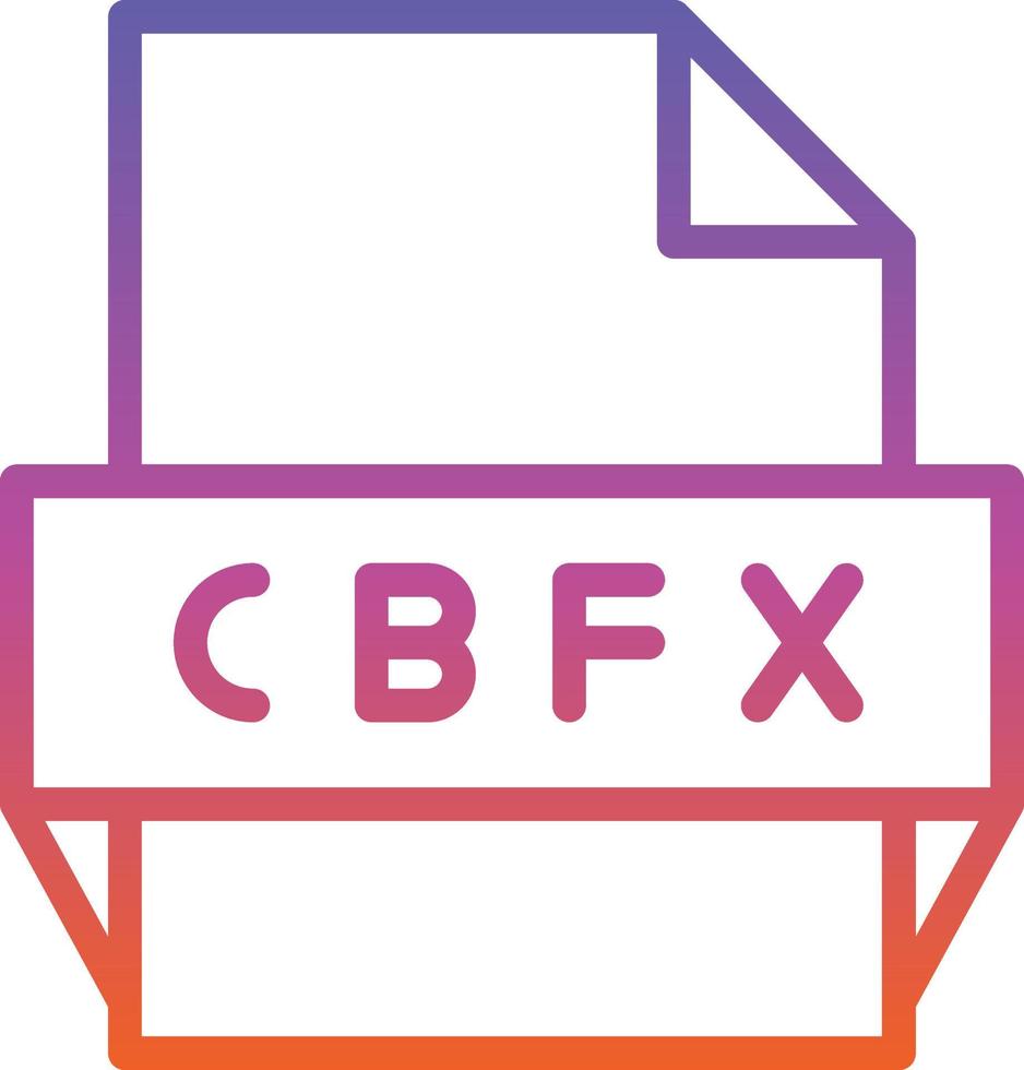 Cbfx File Format Icon 15692598 Vector Art at Vecteezy