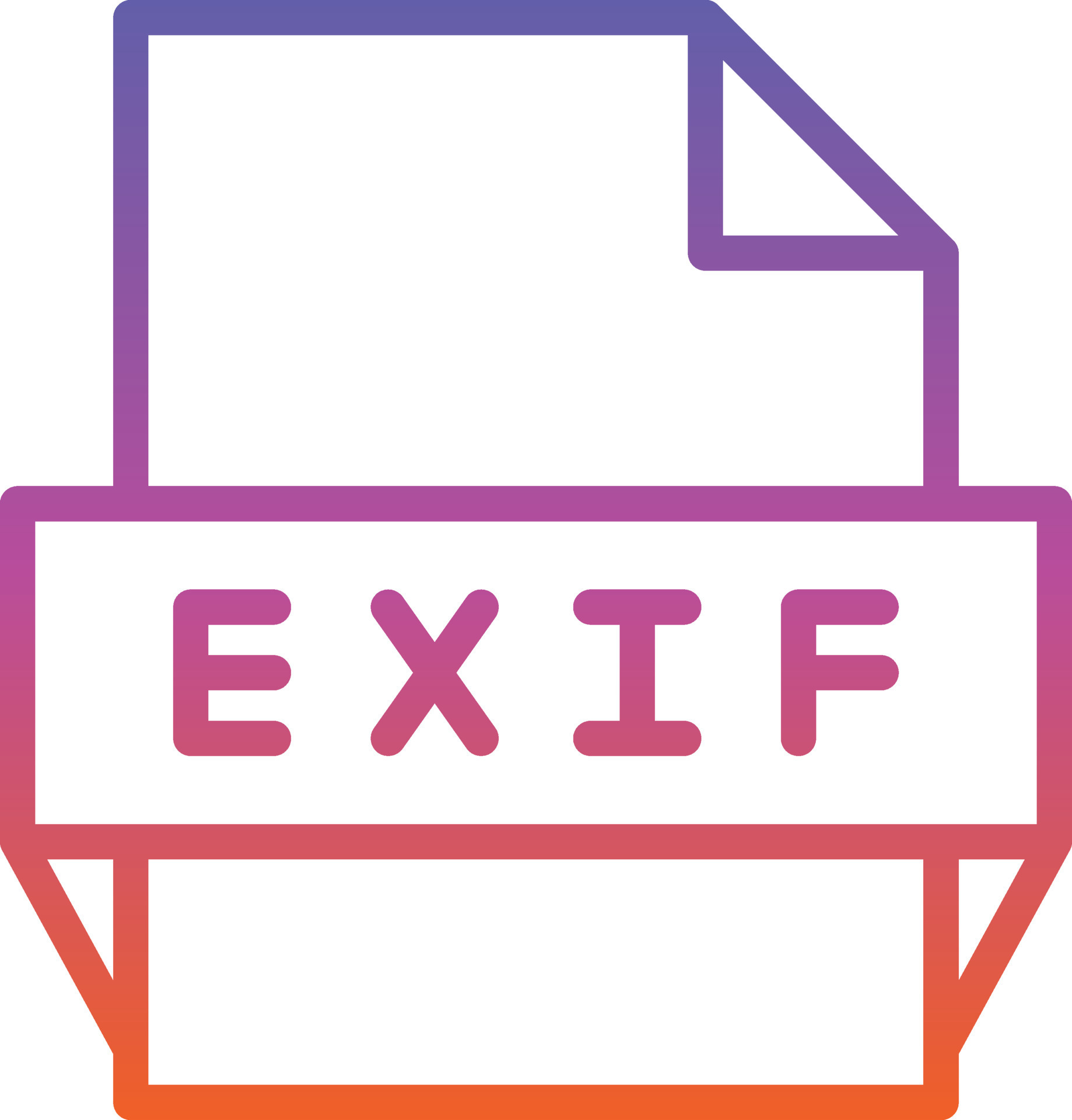 Exif File Format Icon 15692663 Vector Art at Vecteezy