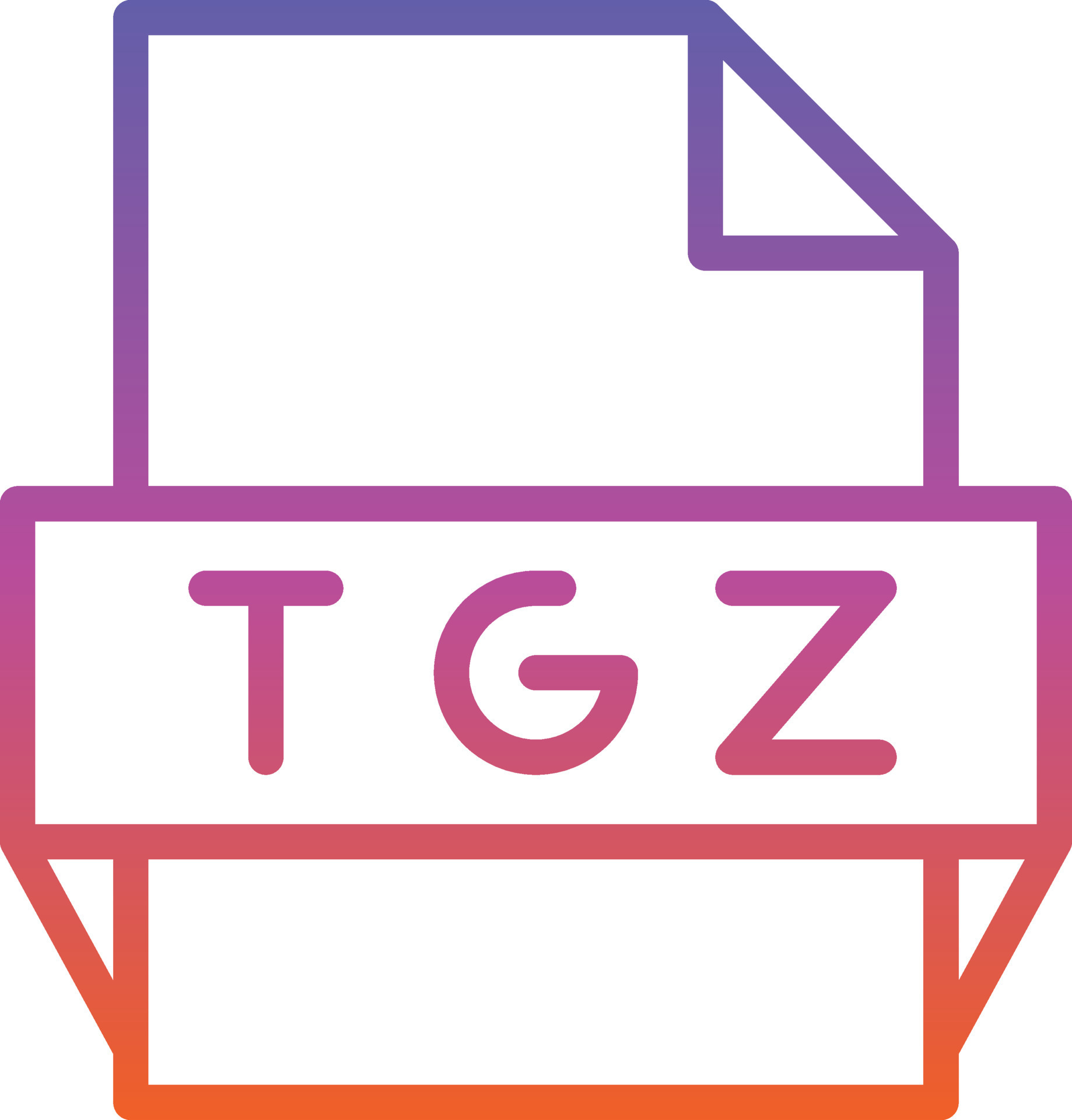 Tgz File Format Icon 15692669 Vector Art At Vecteezy