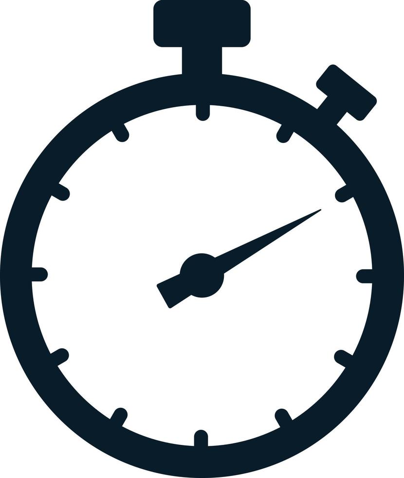 stopwatch logo icon 15693707 Vector Art at Vecteezy
