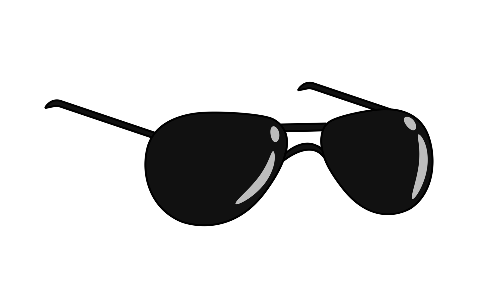 óculos De Sol Pretos 15694086 Png