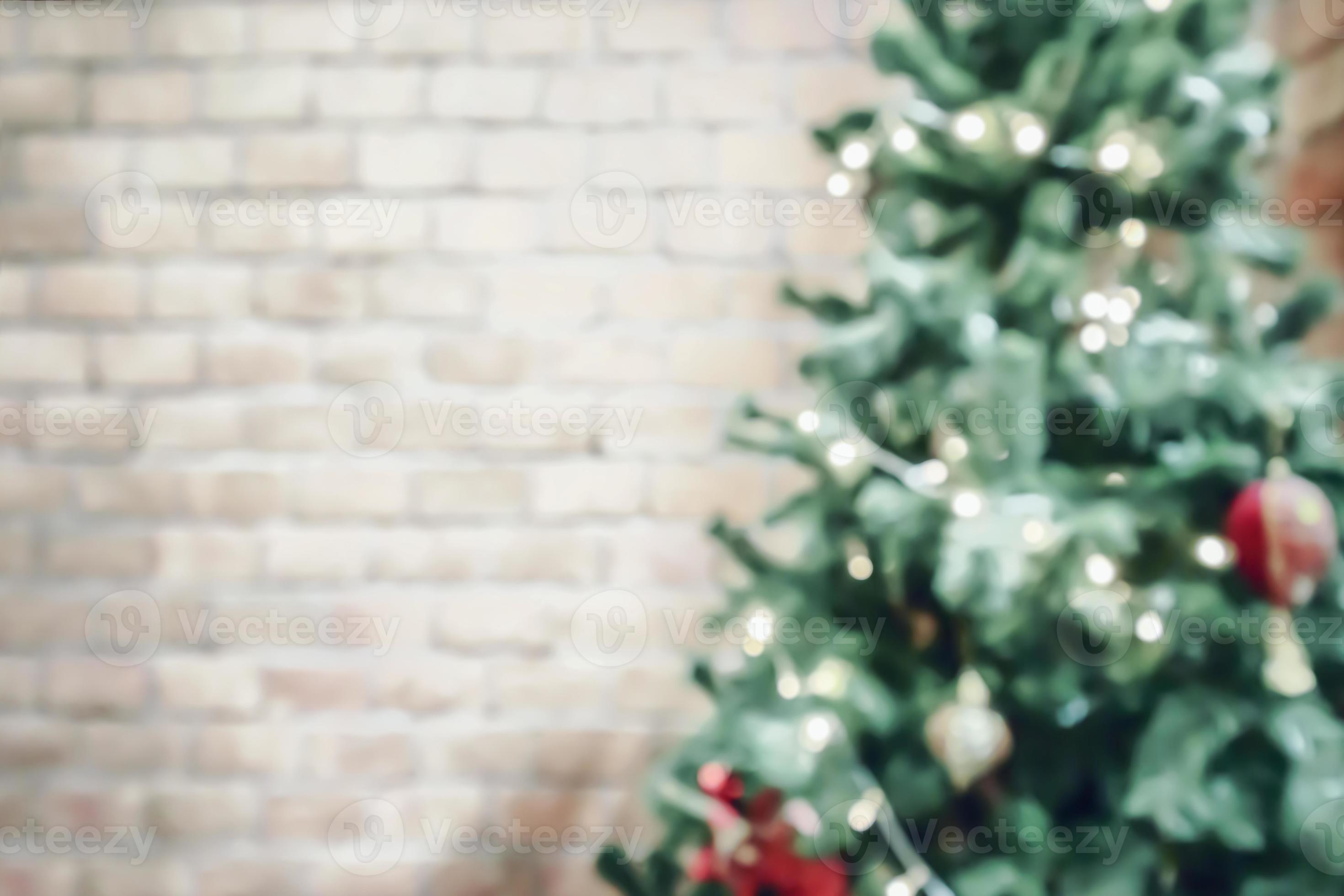 Abstract blurred christmas tree with bokeh light background 15696305 Stock Photo at Vecteezy