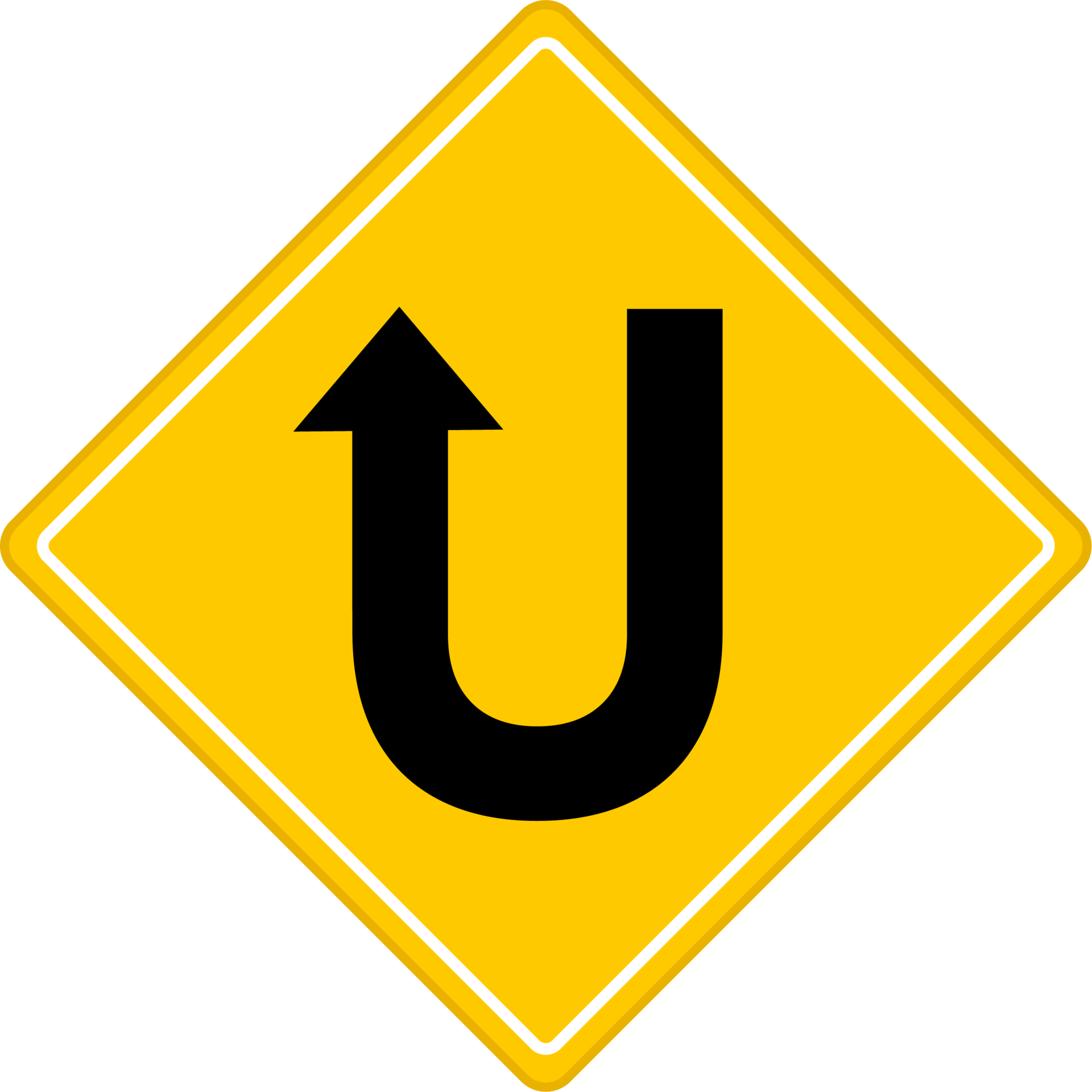 Detour Sign Png