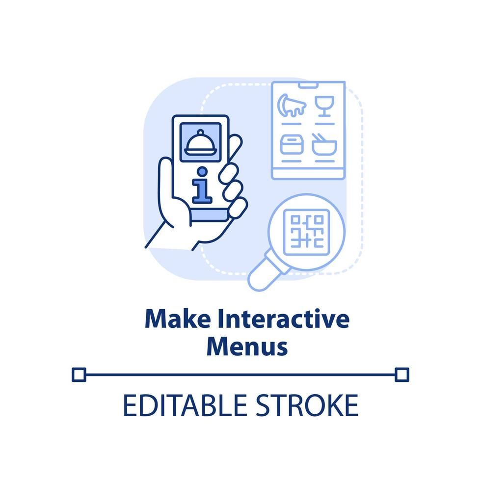 Make interactive menus light blue concept icon 15707495 Vector Art at ... Make interactive menus light blue concept icon 15707495 Vector Art at ...