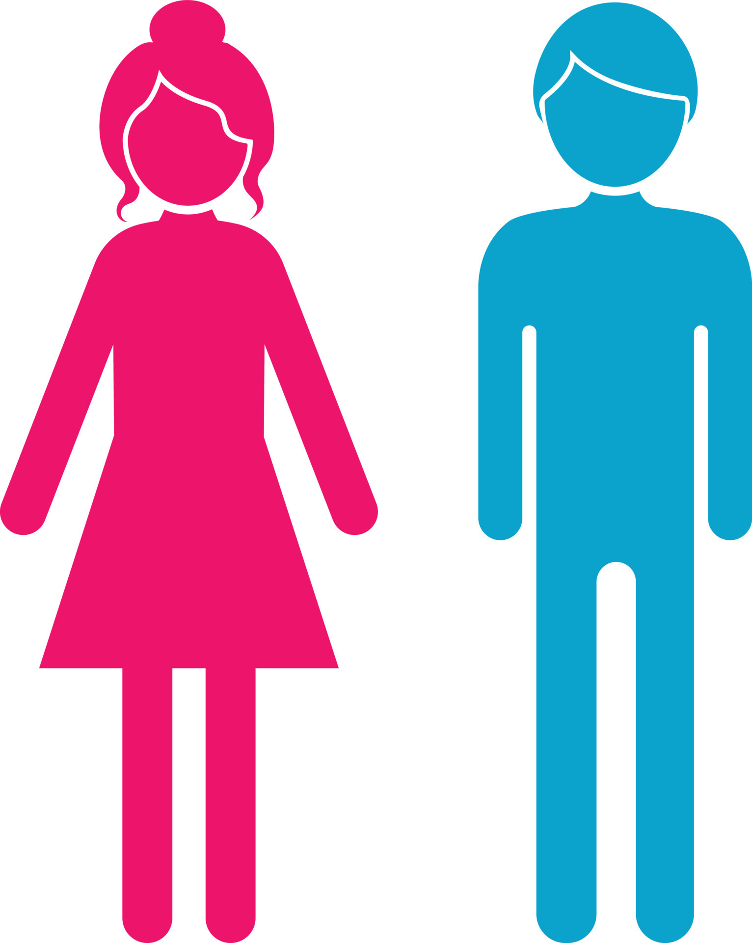 Toilet Women And Men Icon Sign Symbol Vector Clipart 15715519 Vector Art At Vecteezy