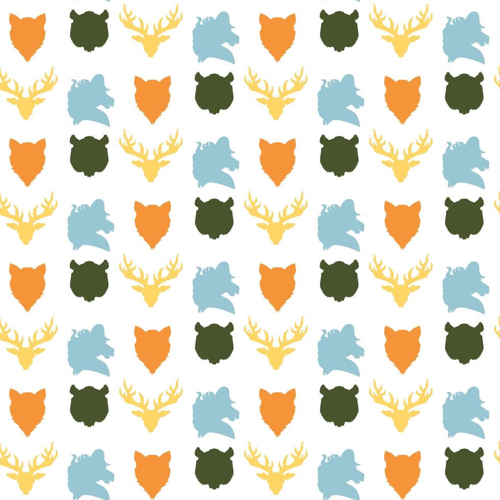 Wildlife seamless pattern 15716605 Vector Art at Vecteezy