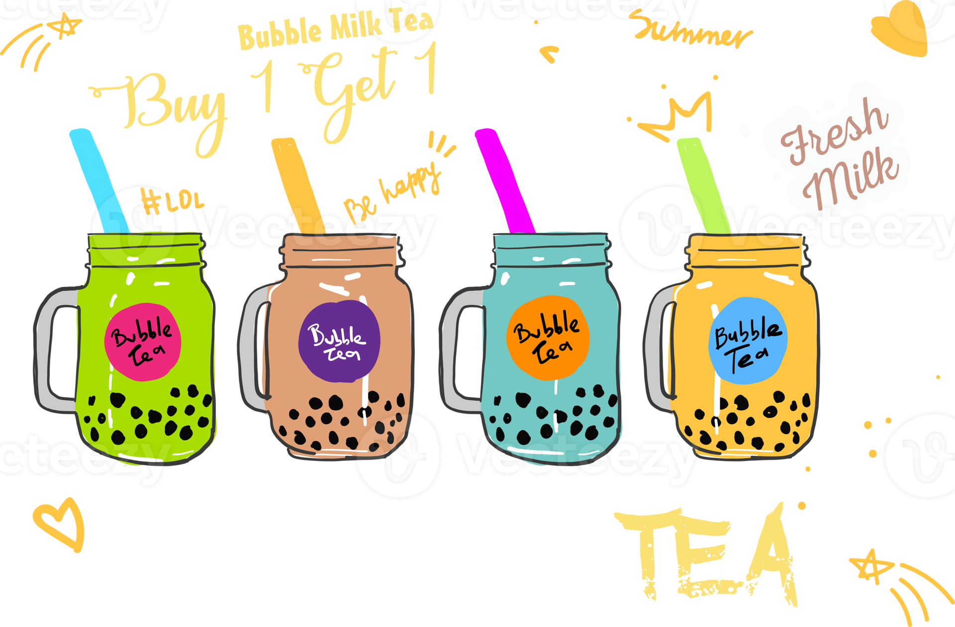 Bubble Milk Tea Pearl Milk Tea Png 15723709 Png