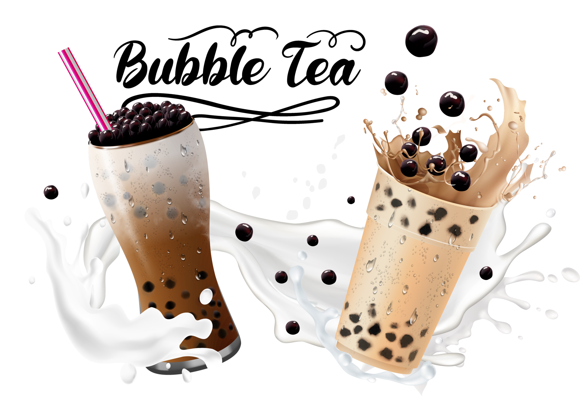 Bubble milk tea, Pearl milk tea. png. 15724022 PNG Bubble milk tea, Pearl milk tea. png. 15724022 PNG