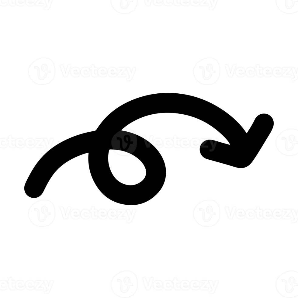 Simple Black Arrow For Design Element 15724185 Png