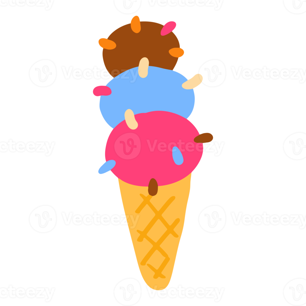 Sweet And Cute Ice Cream For Design Element 15724197 Png