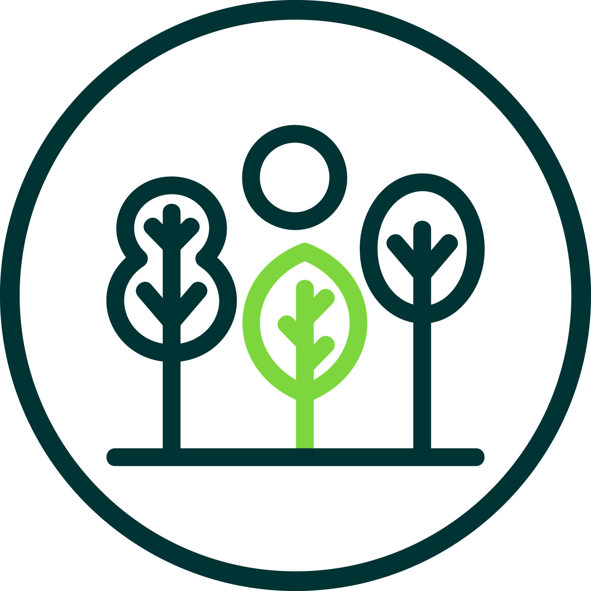 Tree Landscape Glyph Icon 15724721 Vector Art at Vecteezy