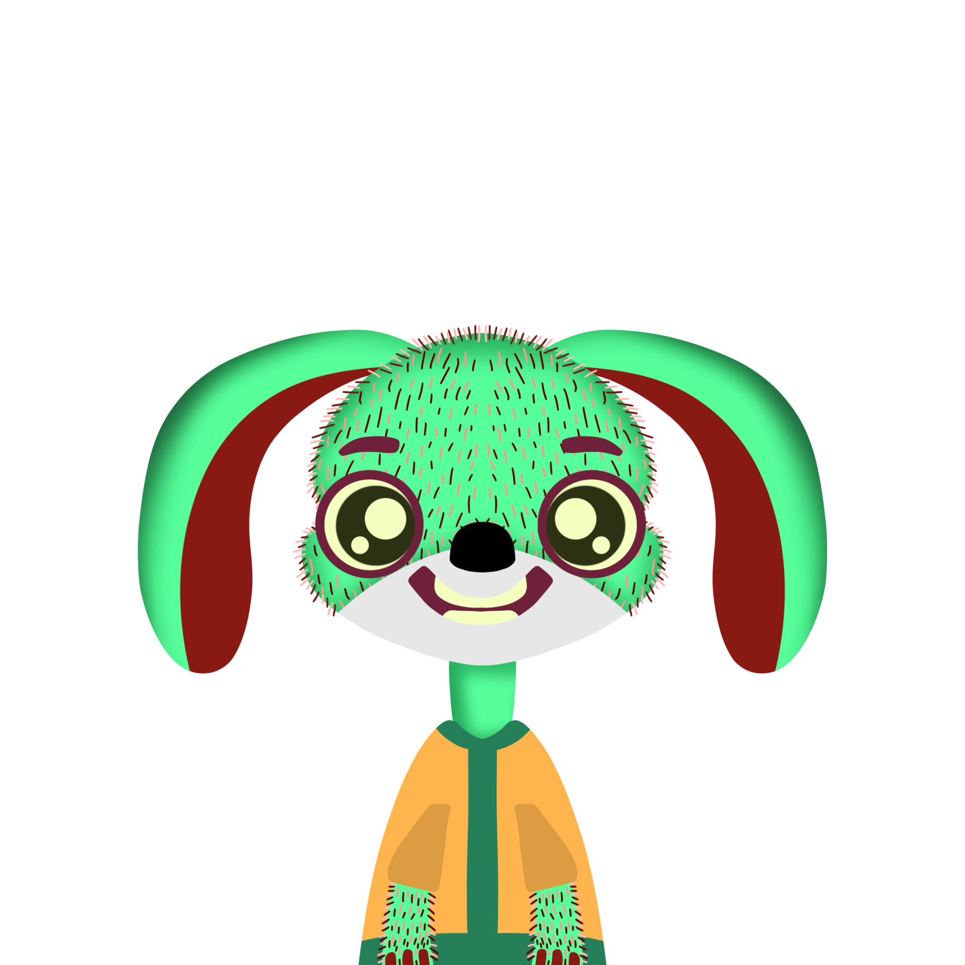 personaje de dibujos animados lindo conejito 15731449 PNG