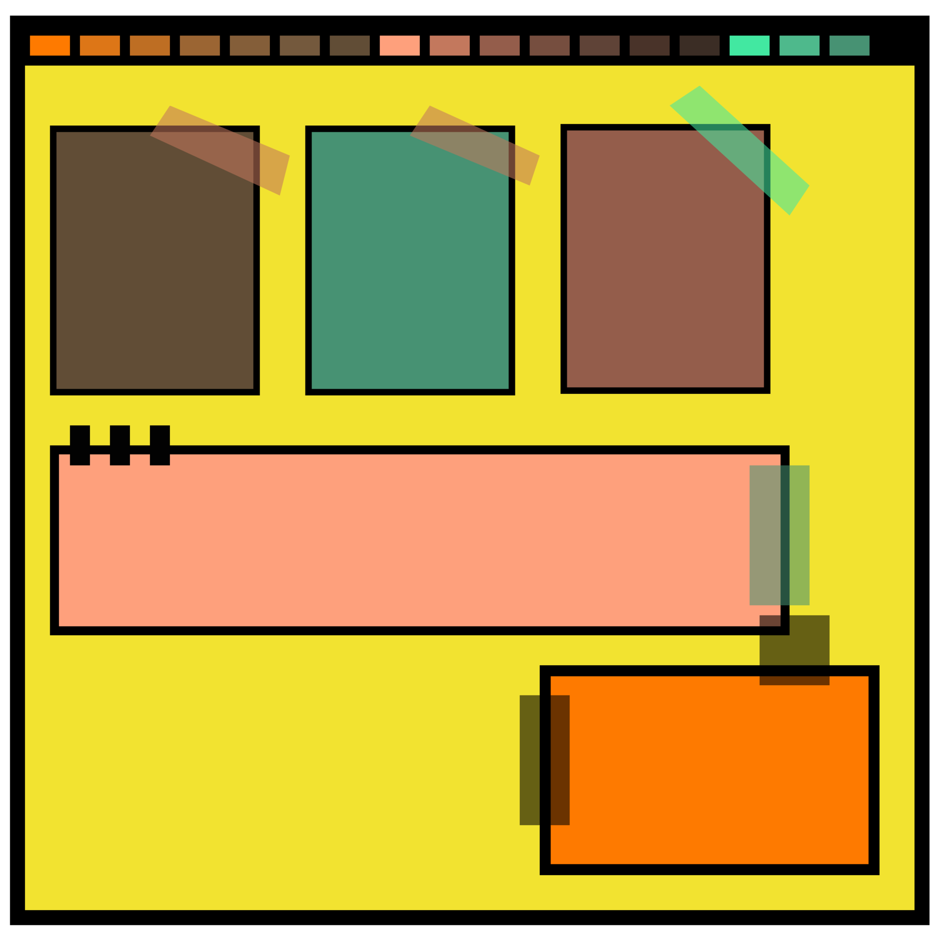 Aesthetic Sticky Note Paper Box Column Simple 15731456 PNG