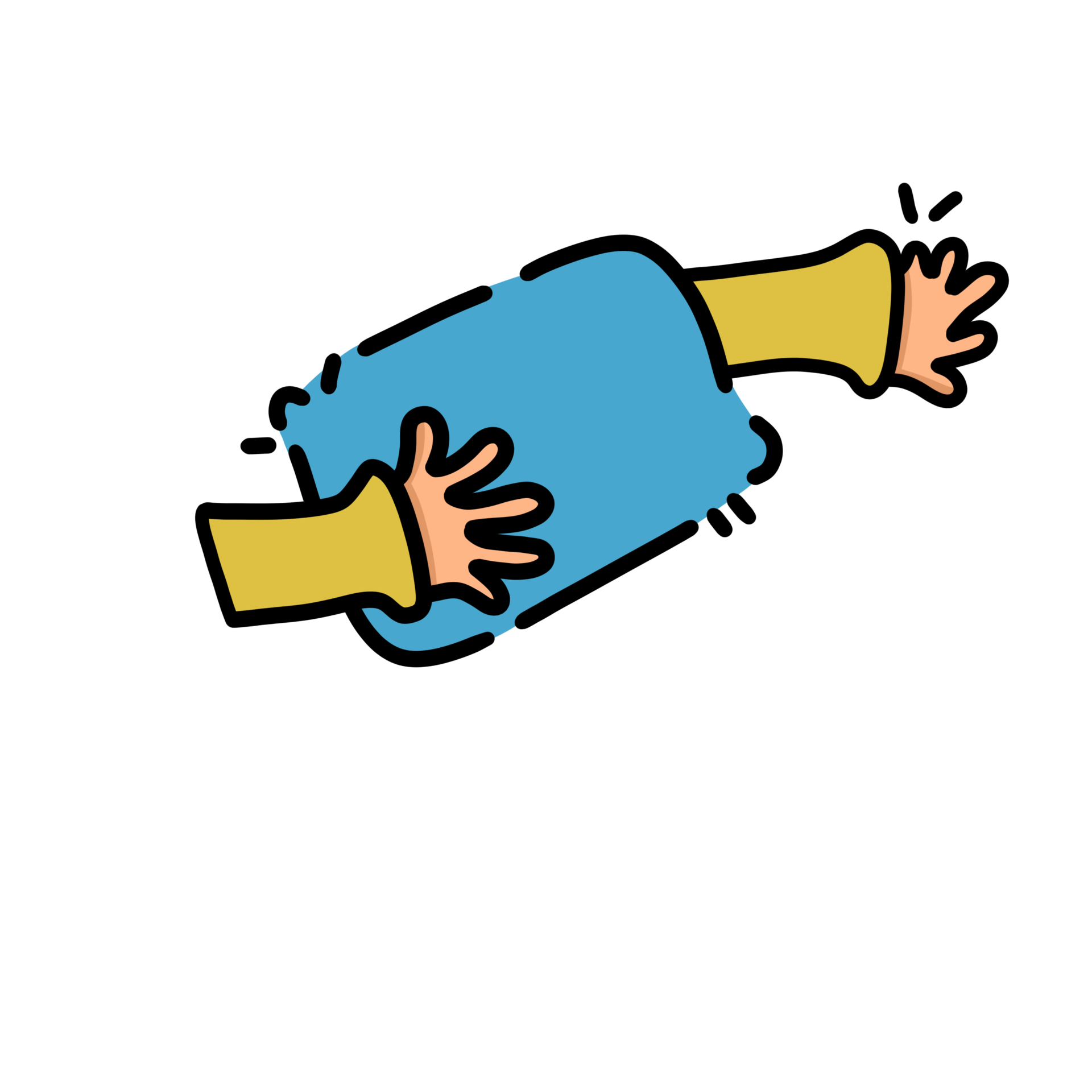 Hand Position Gesture Cartoon 15731723 Png