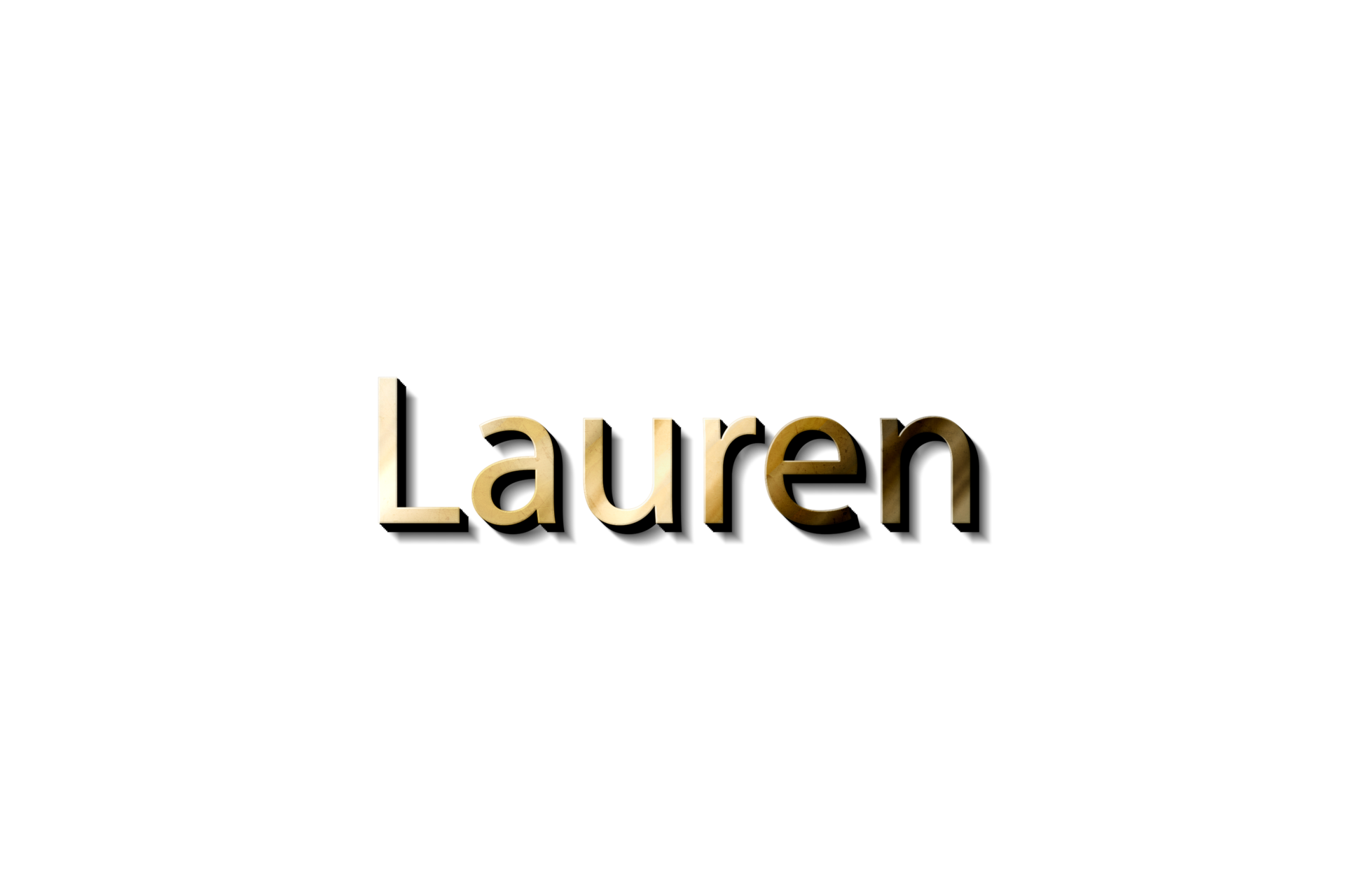 Lauren Name 3d 15732989 Png