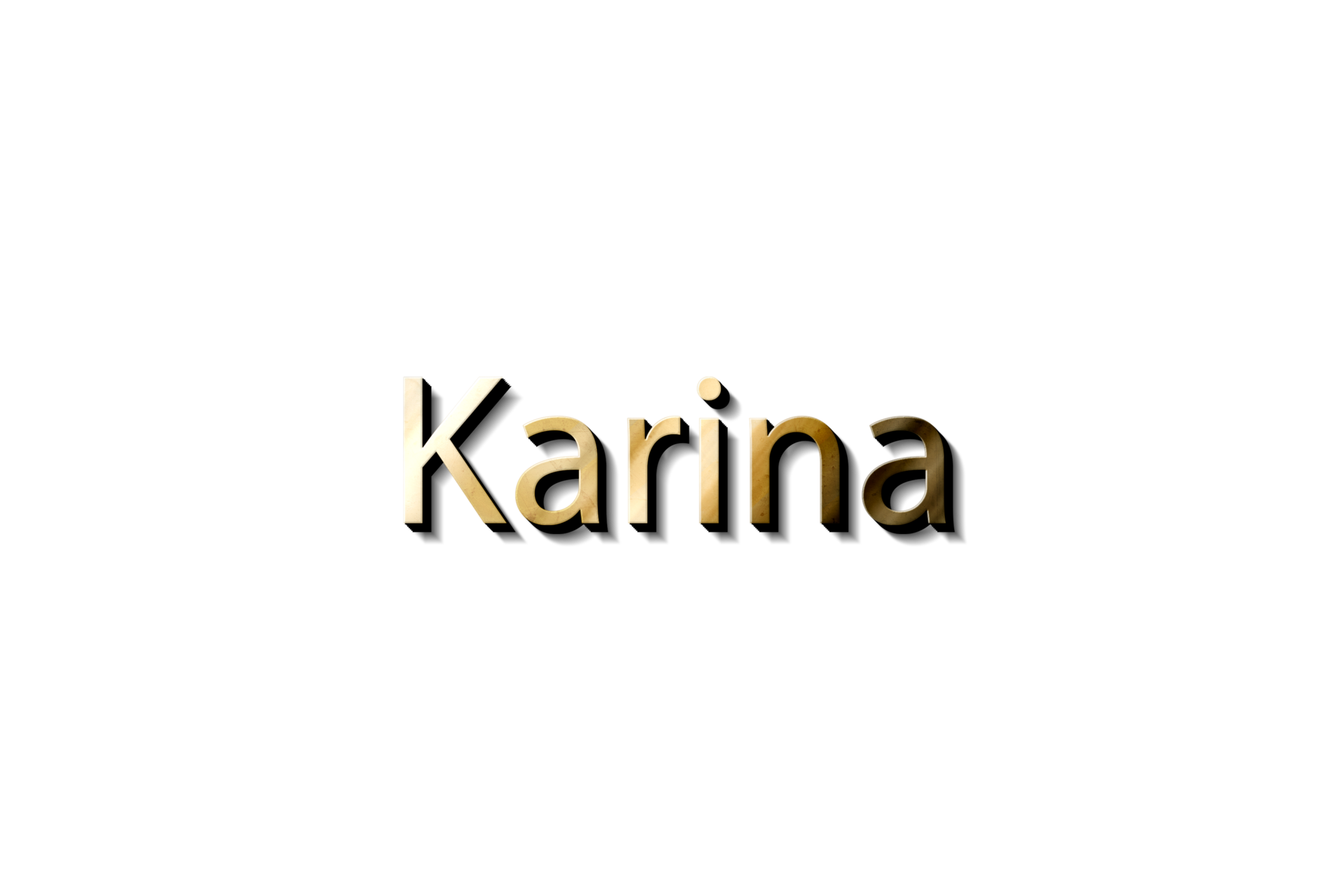 Karina Name 3d 15733168 Png