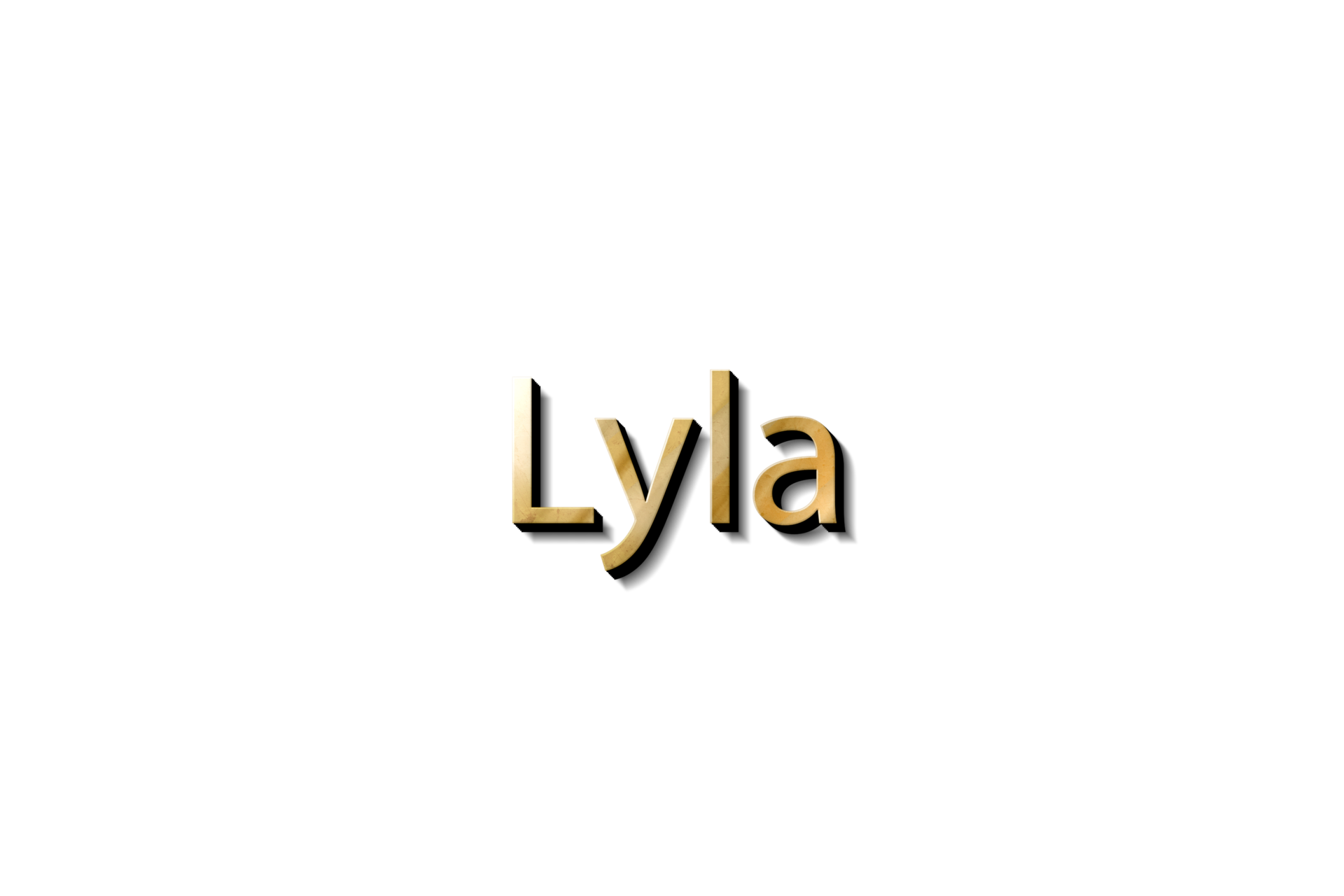 Free lyla nombre 3d 15733317 PNG with Transparent Background