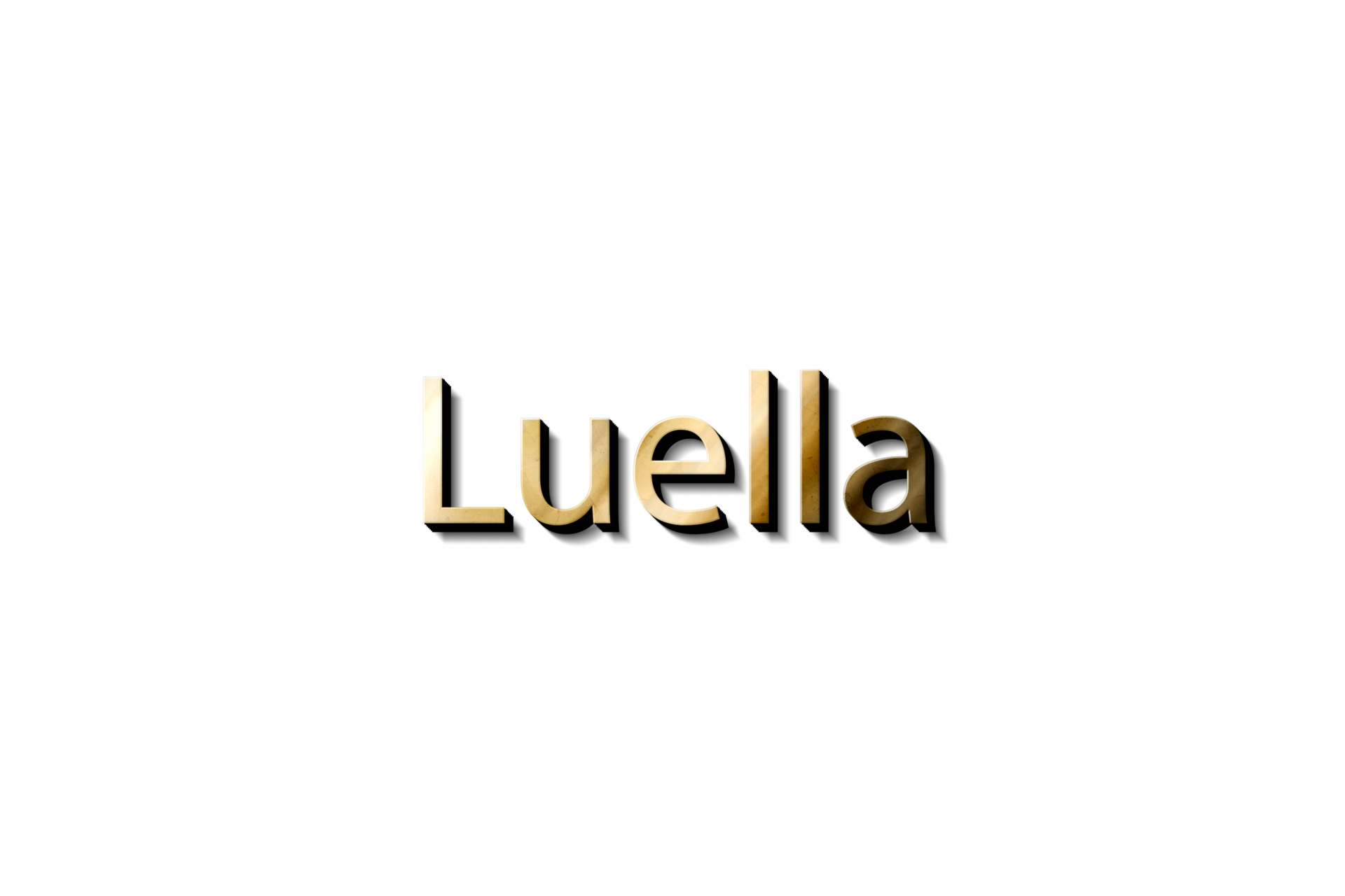 LUELLA NAME 3D 15733332 PNG