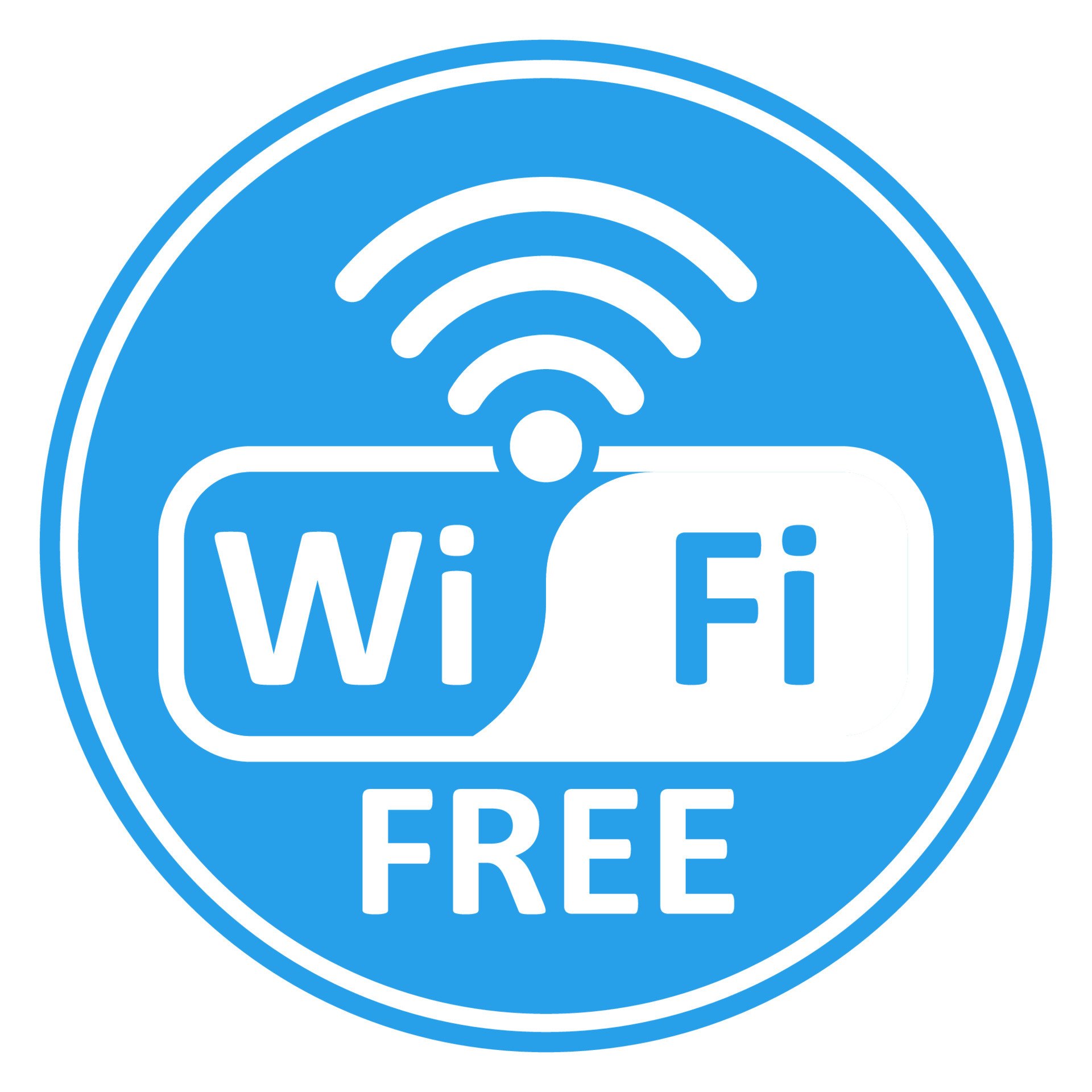 Wifi Logo Blue