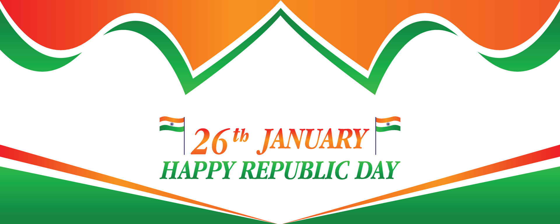 concepto de feliz día de la república de la bandera india, 26 de enero ilustración de vector de ...