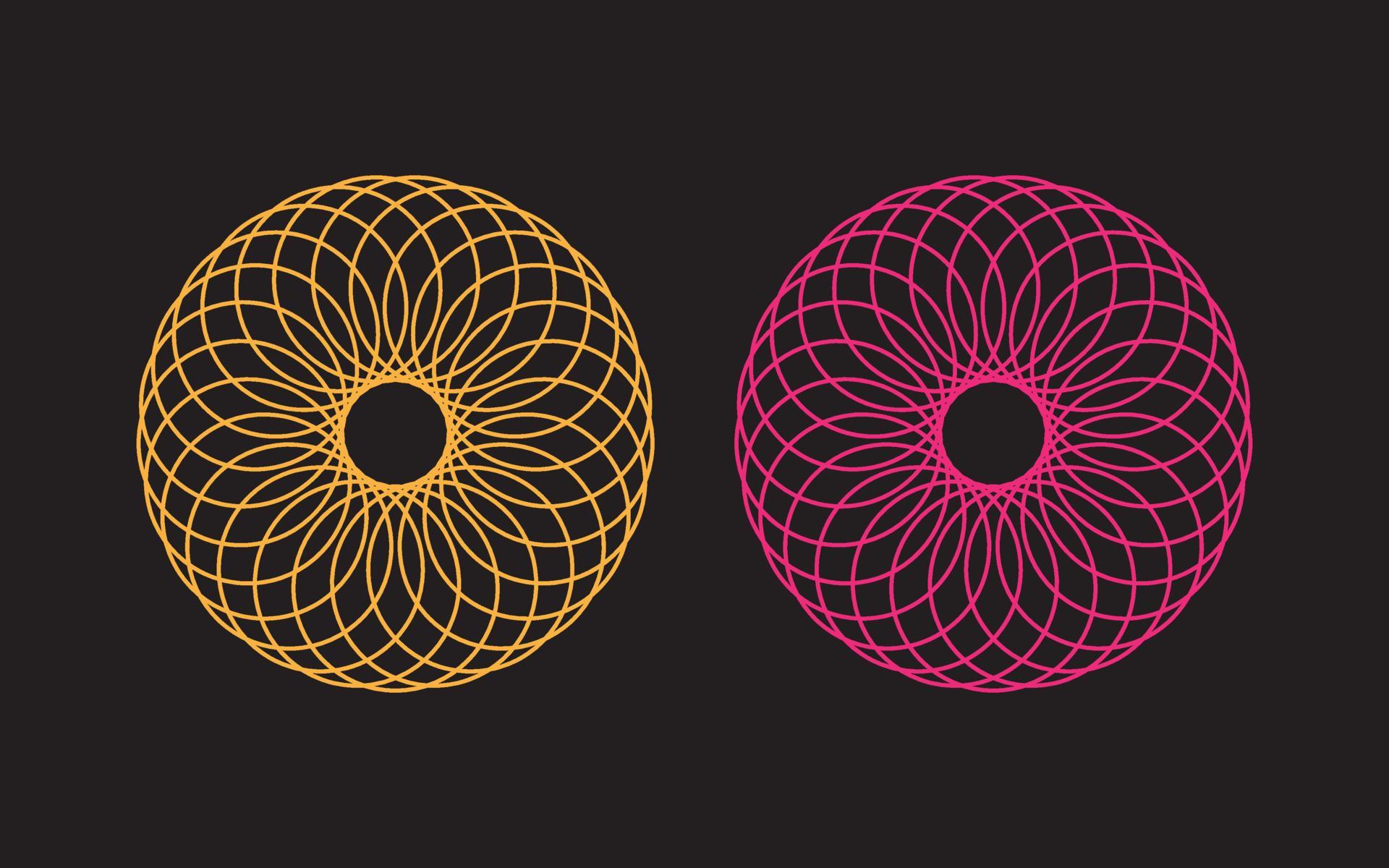 Abstract Circle Geometric Pattern Vector Design 3d Abstract Illustration 15735068 Vector Art At