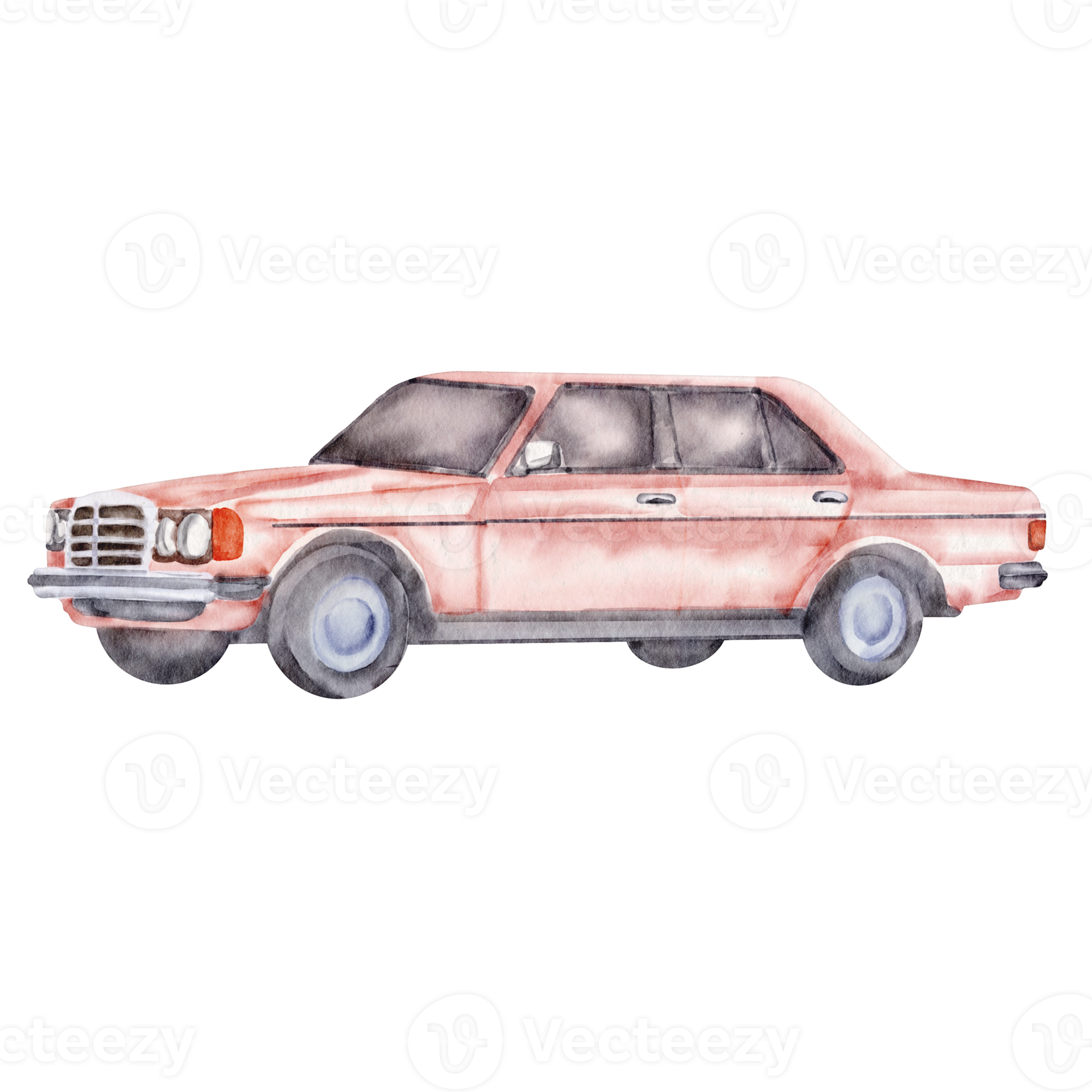 watercolor car clip art element 15736087 PNG