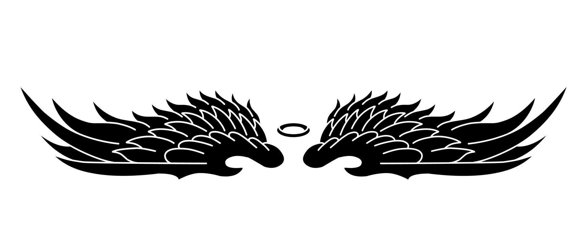 Free vector angel wings tribal tattoo 15737106 Vector Art at Vecteezy Free vector angel wings tribal tattoo 15737106 Vector Art at Vecteezy