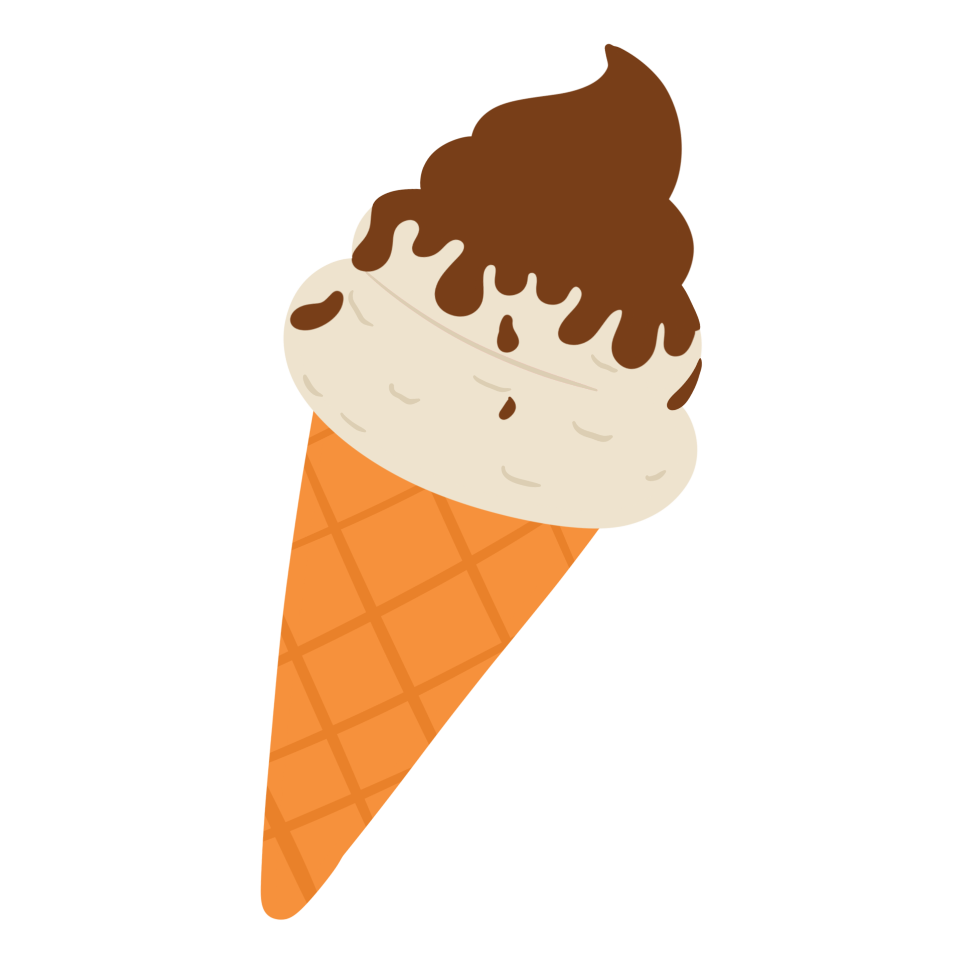Vanilla Ice Cream Illustration 15738416 Png
