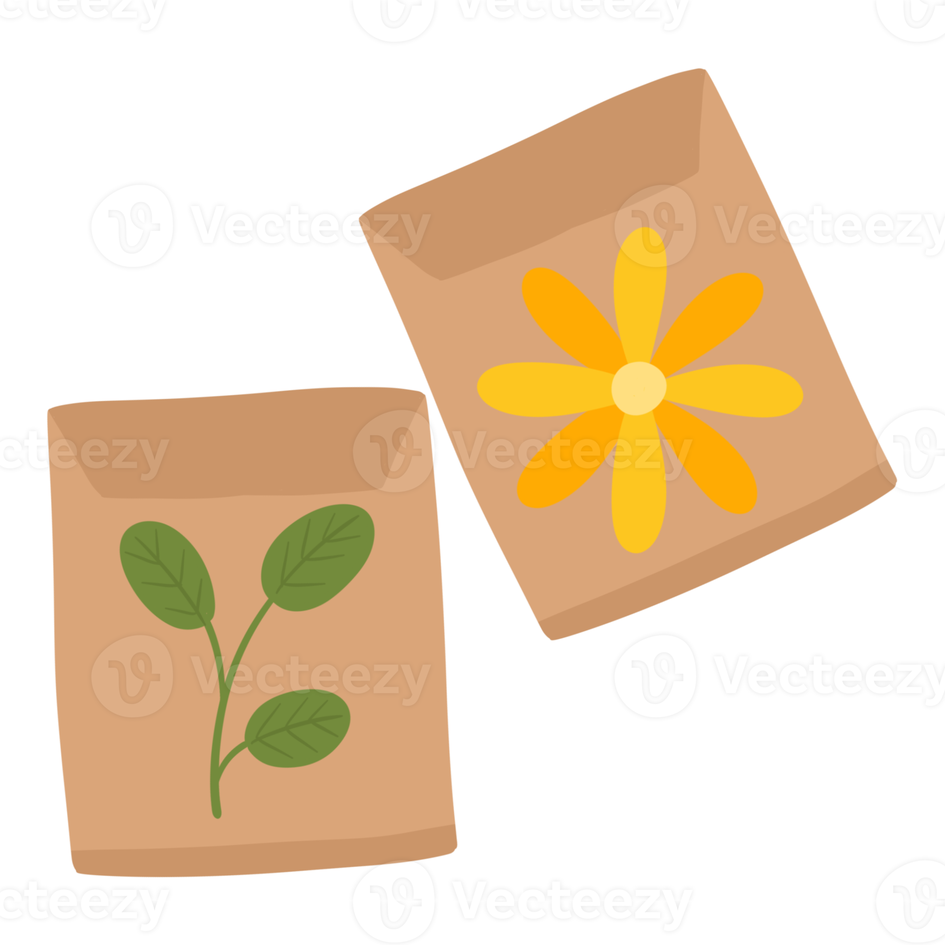 Pack of Seeds Illustration 15738435 PNG