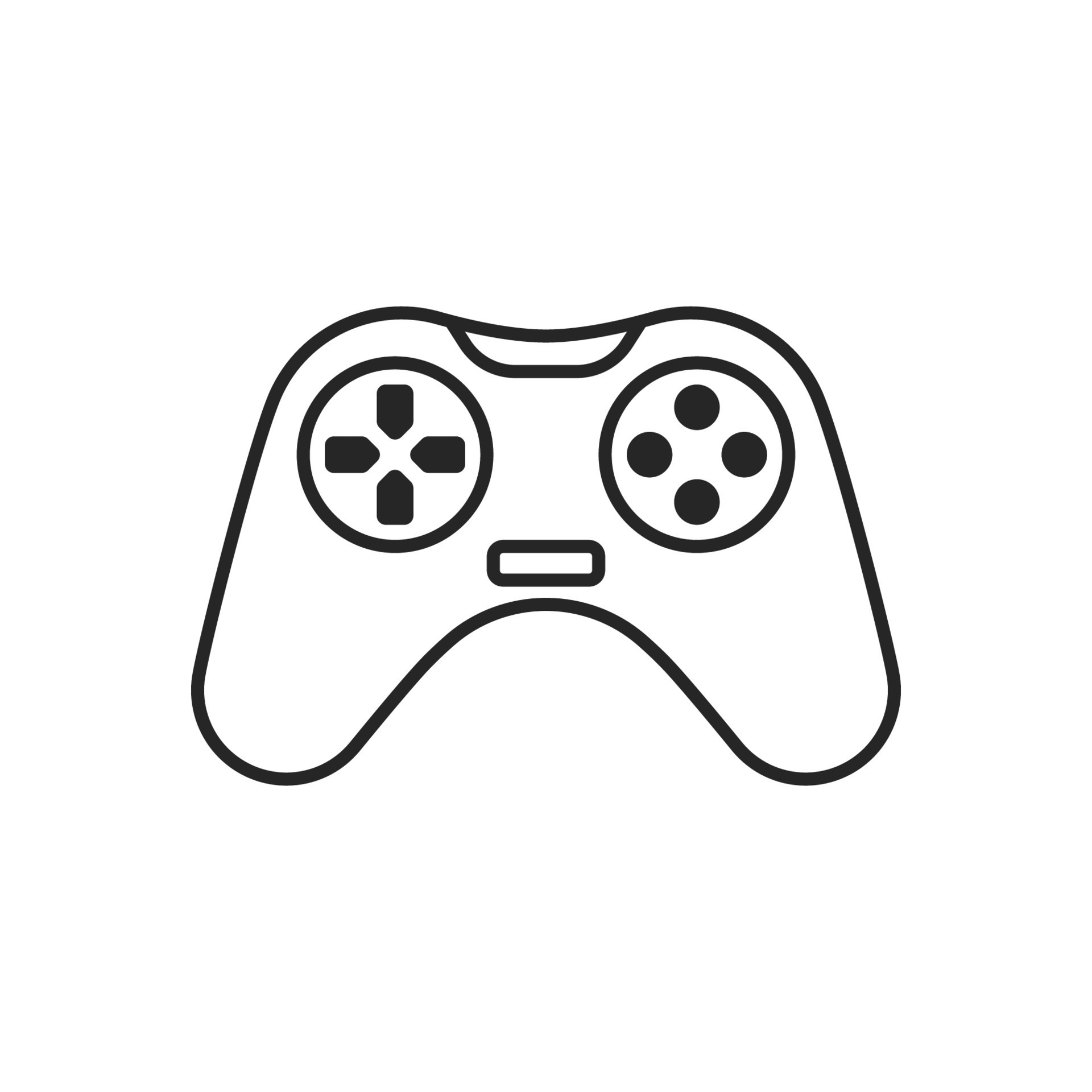 Game Controller Joystick Line Icon 15738529 Vector Art At Vecteezy