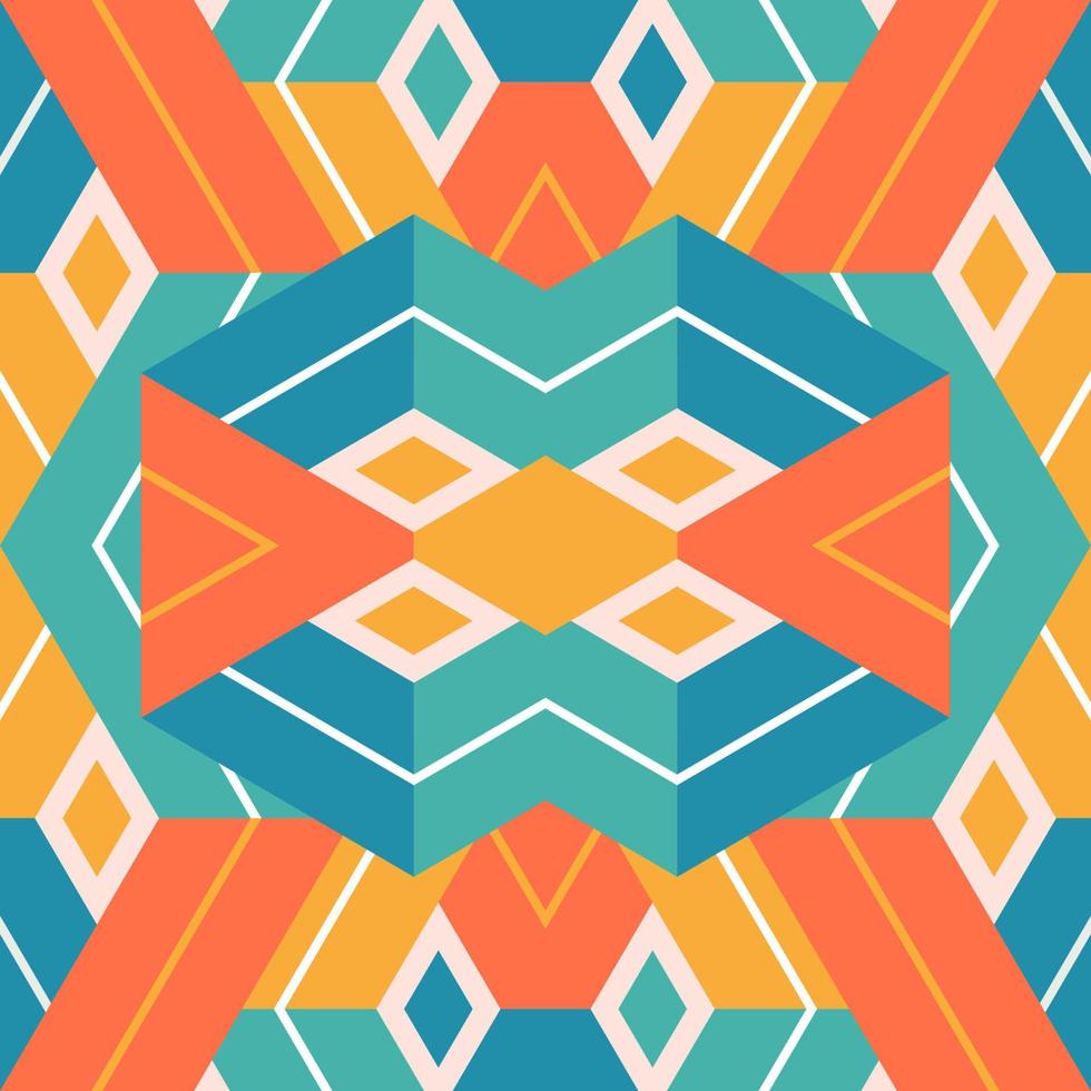 Colorful Geometric Seamless Pattern 15740694 Vector Art at Vecteezy