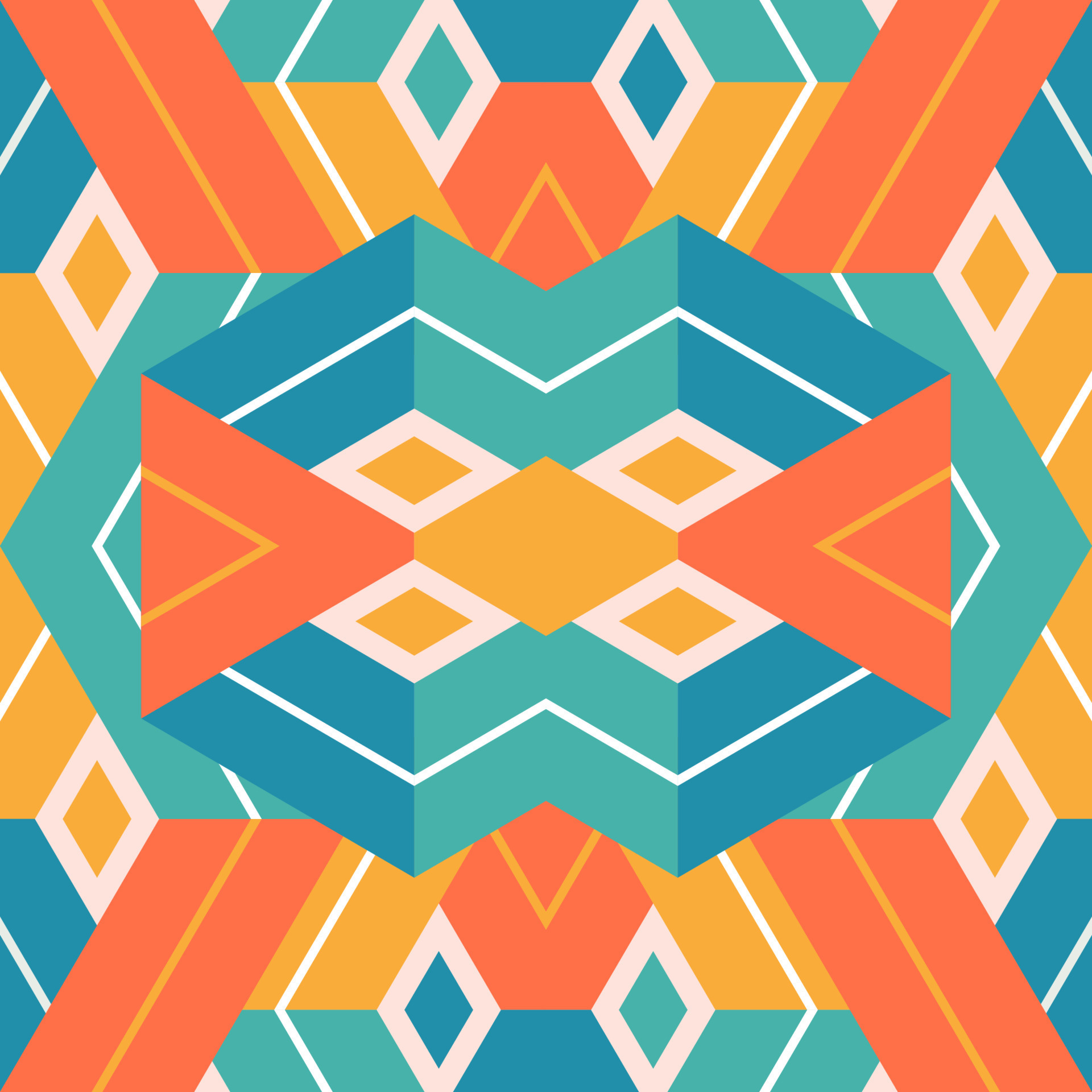 Colorful Geometric Seamless Pattern 15740694 Vector Art at Vecteezy