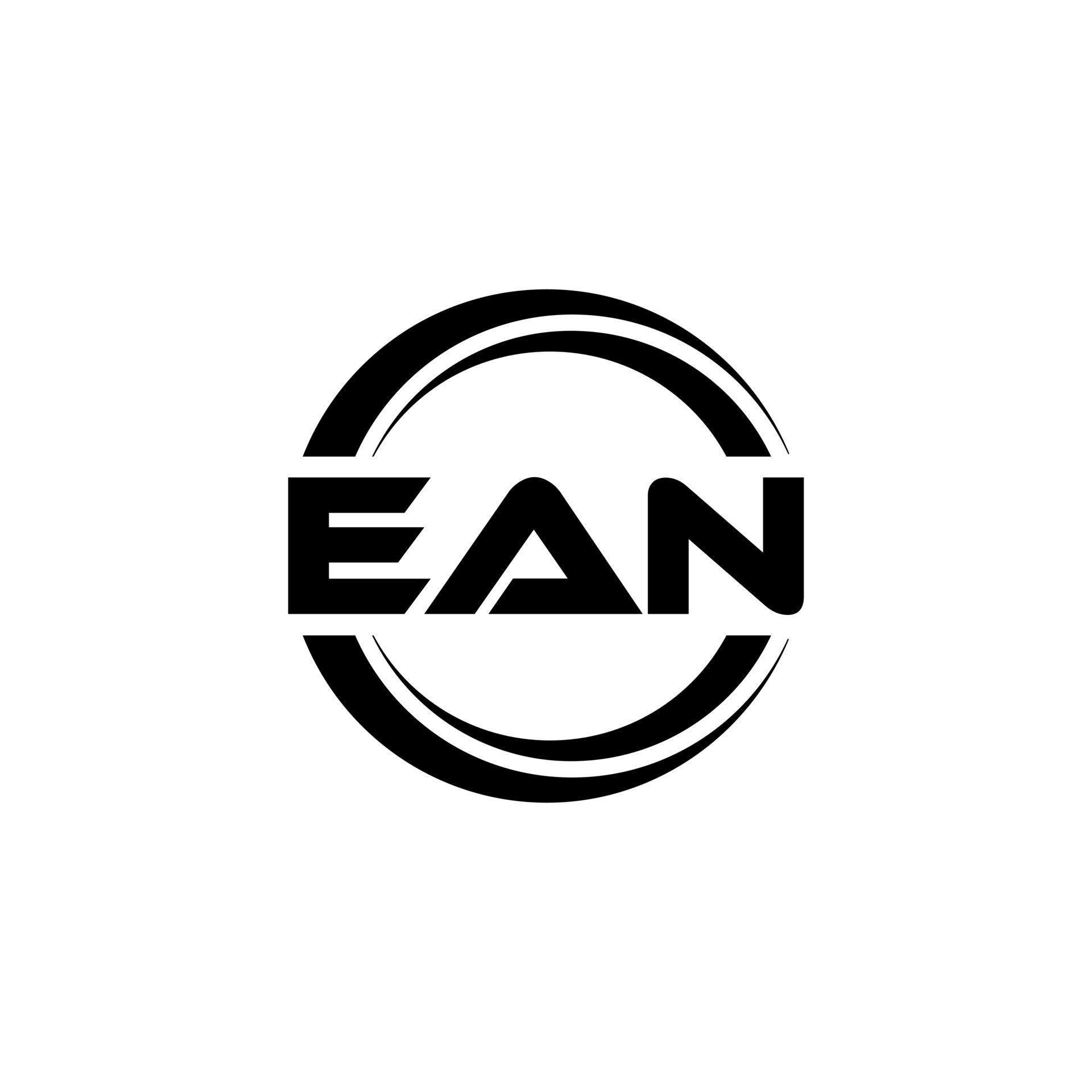 Ean Letter Logo Design In Illustration Vector Logo Calligraphy